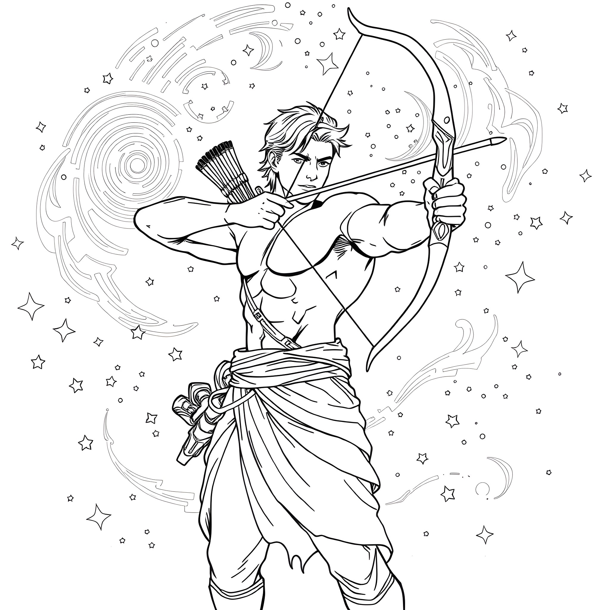 45 Best Archer Coloring Pages (Free Printable PDFs)