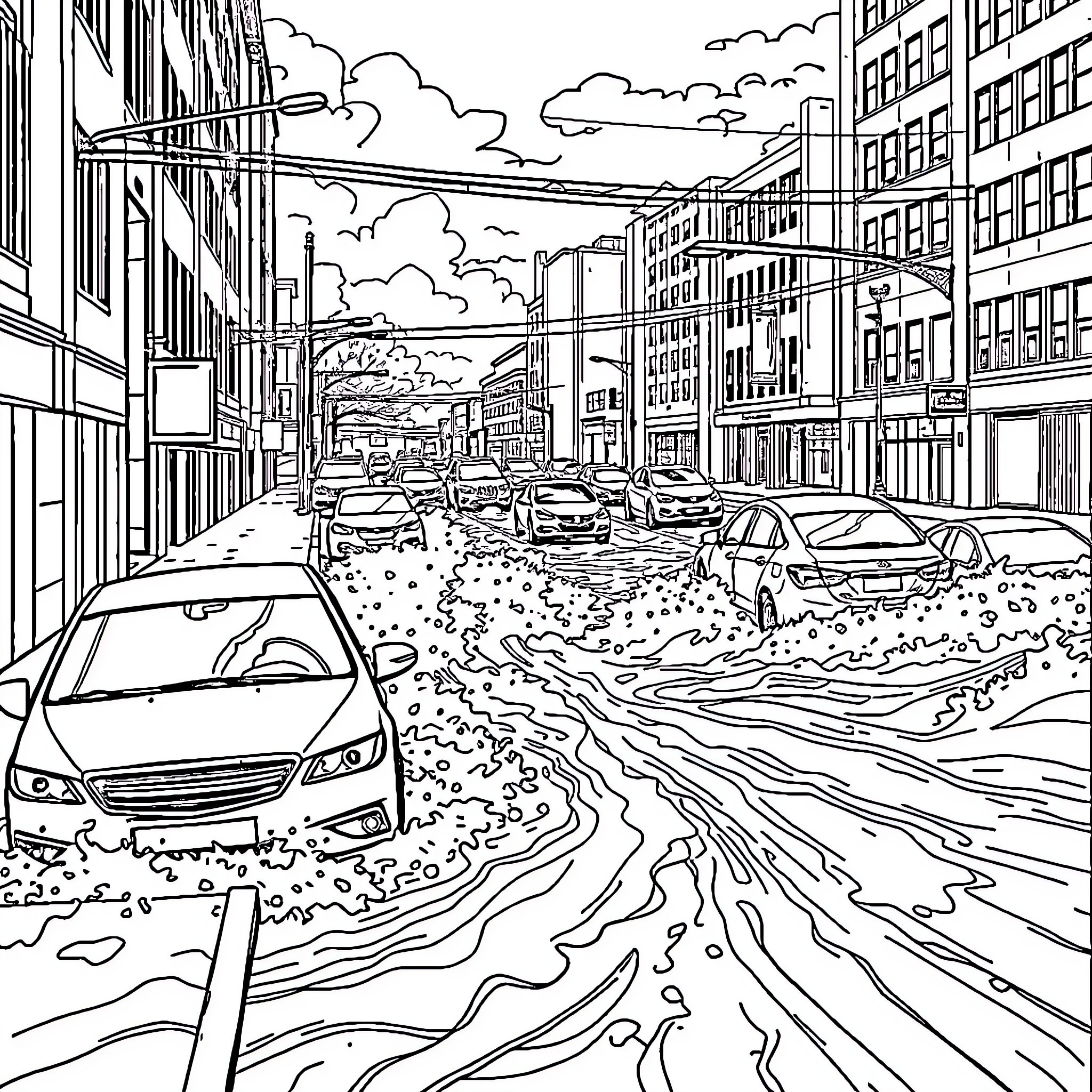 7 Best Flood Coloring Pages (Free Printable PDFs)