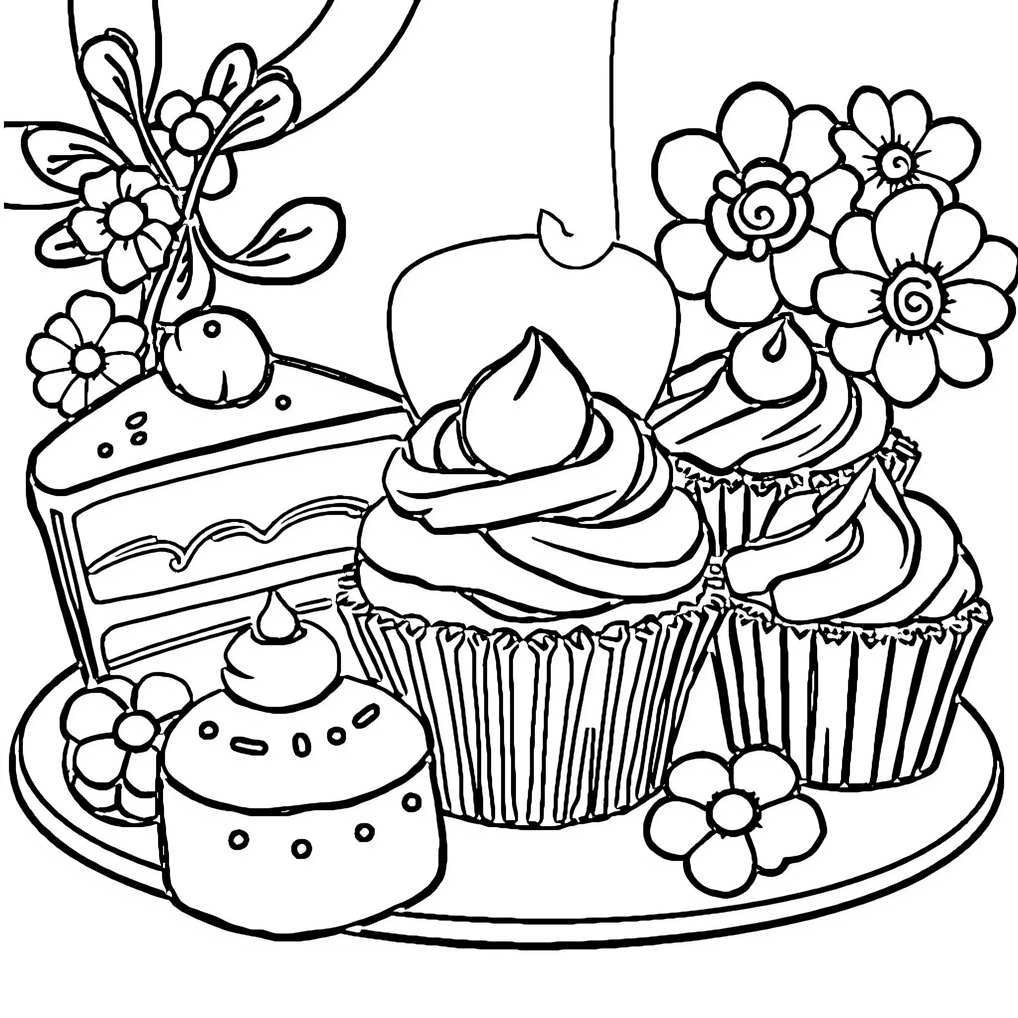 Best Food Coloring Pages (Free Printable PDF)