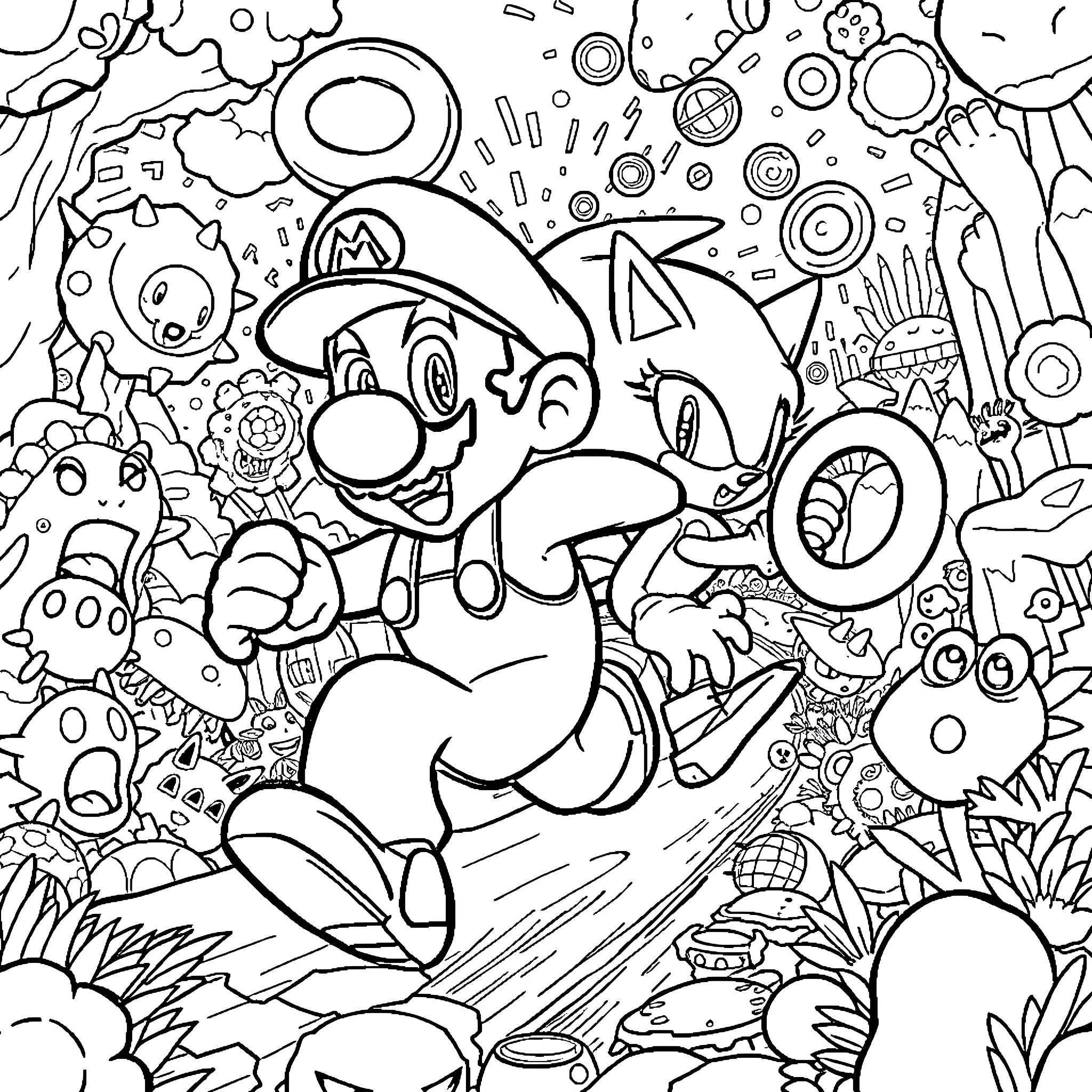 1 Best Grimeware Sonic Coloring Pages (Free Printable PDFs)
