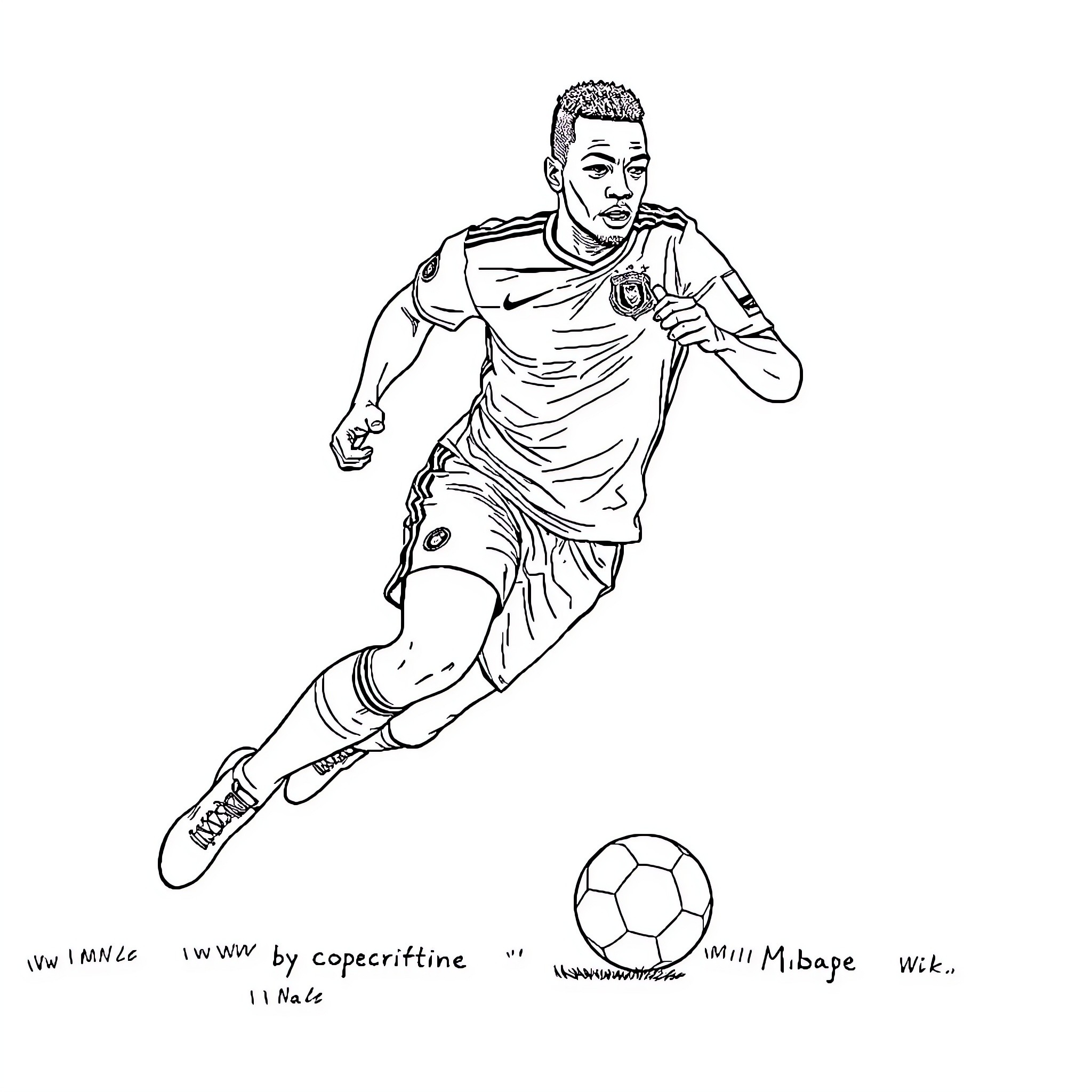 Best Mbappe Coloring Pages (Free Printable PDF)