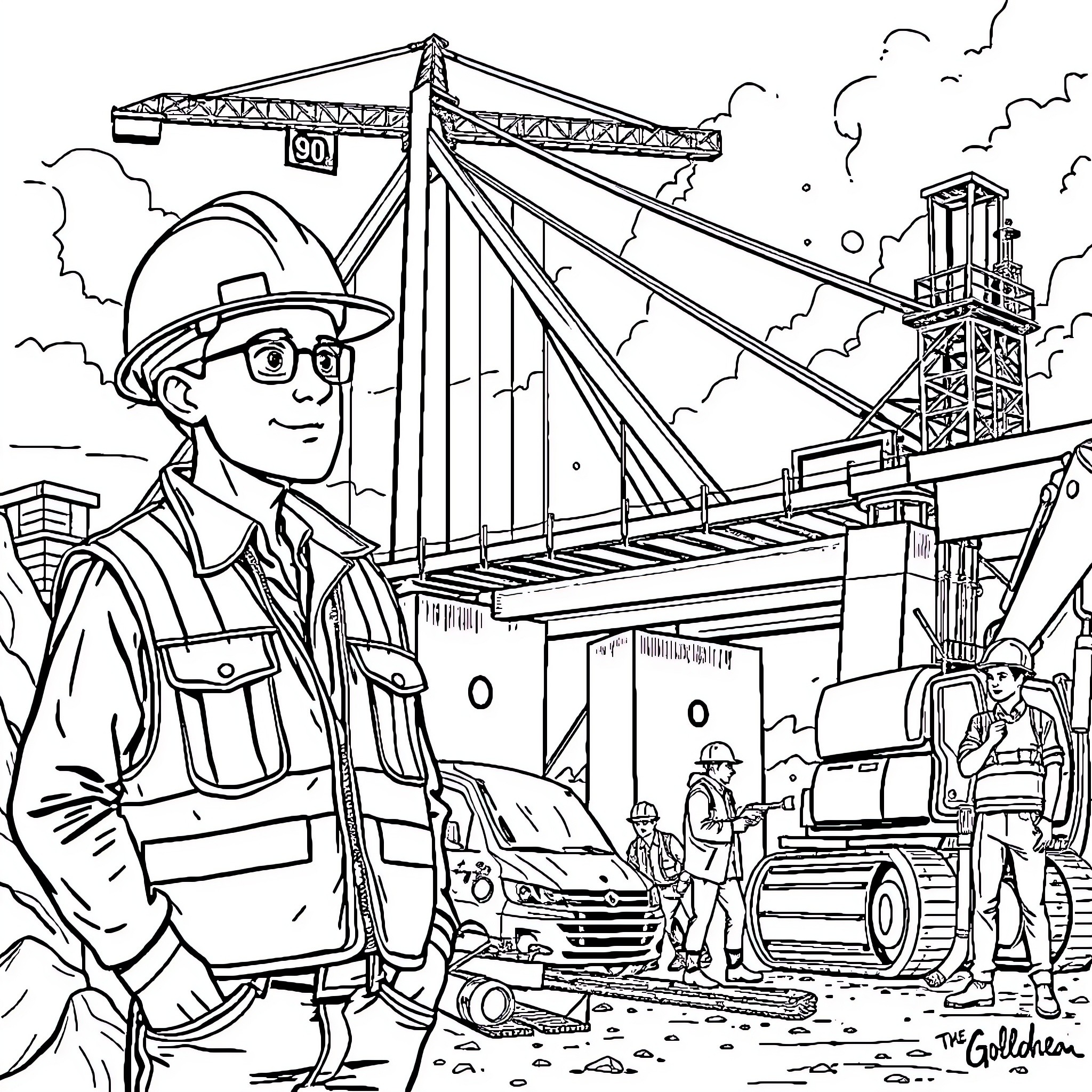 Best Engineer Coloring Pages (Free Printable PDF)