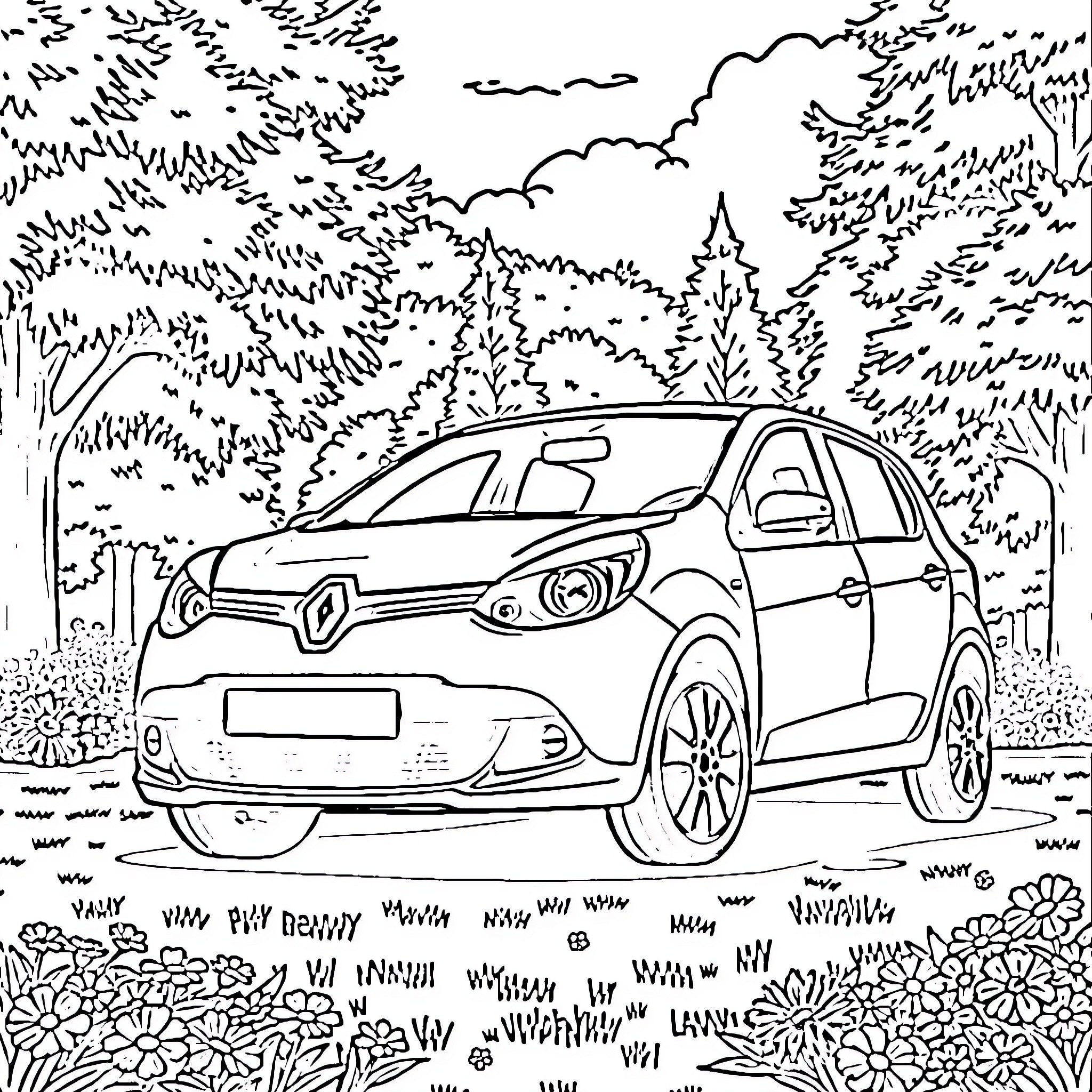 Best Renault Coloring Pages (Free Printable PDF)