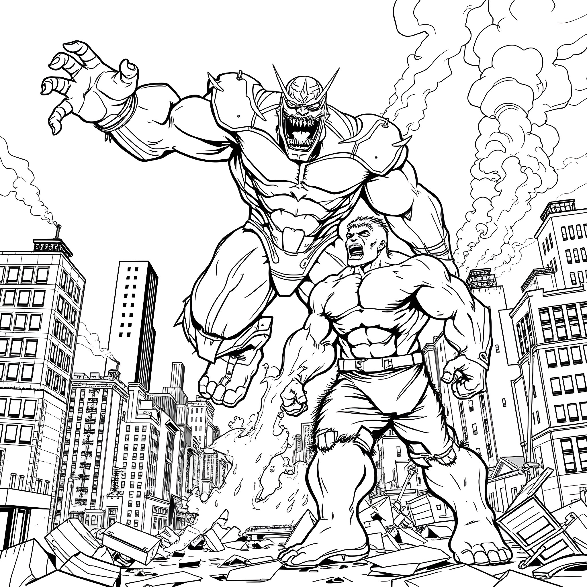 Best Abomination Coloring Pages (Free Printable PDF)