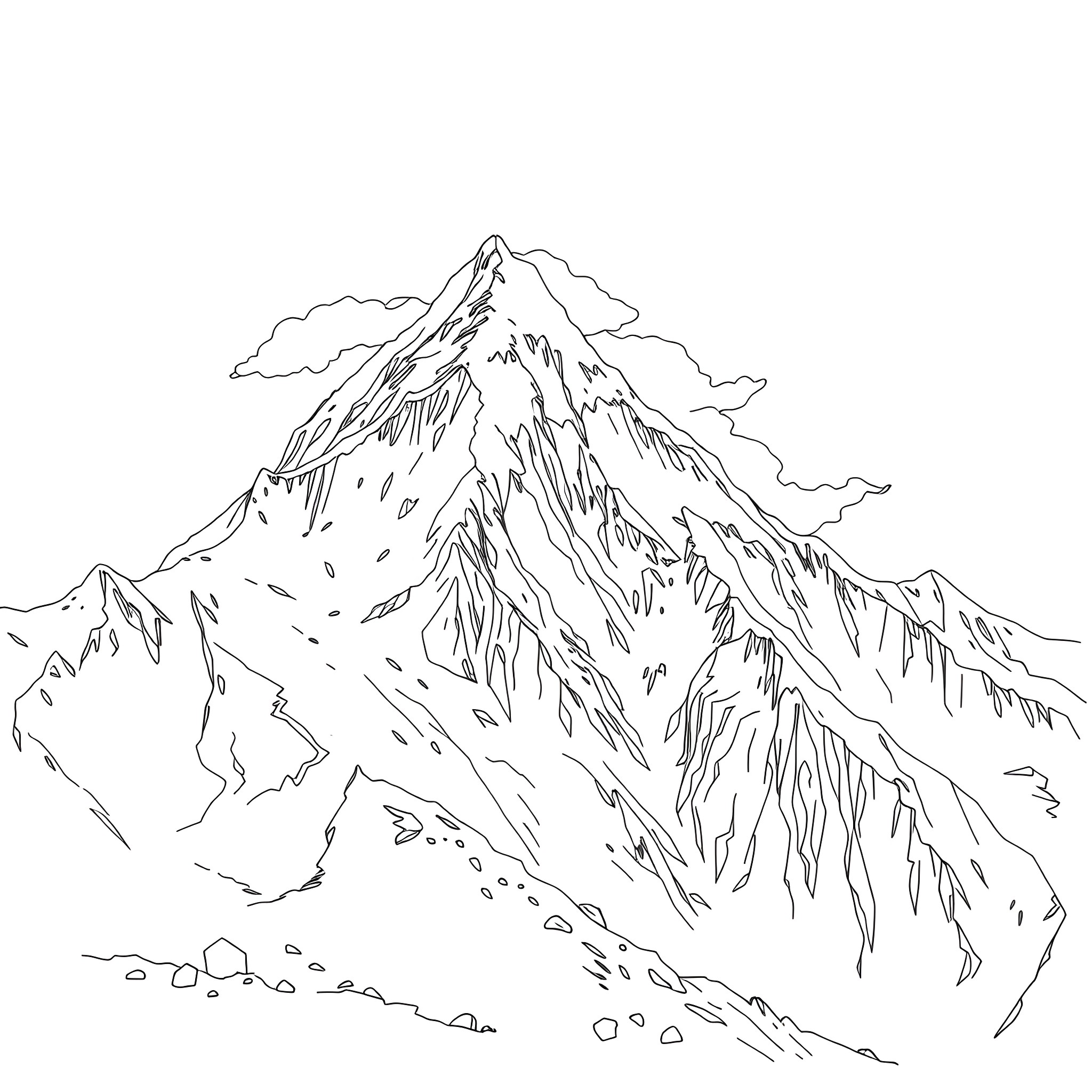 Best Mount Everest Coloring Pages (Free Printable PDF)