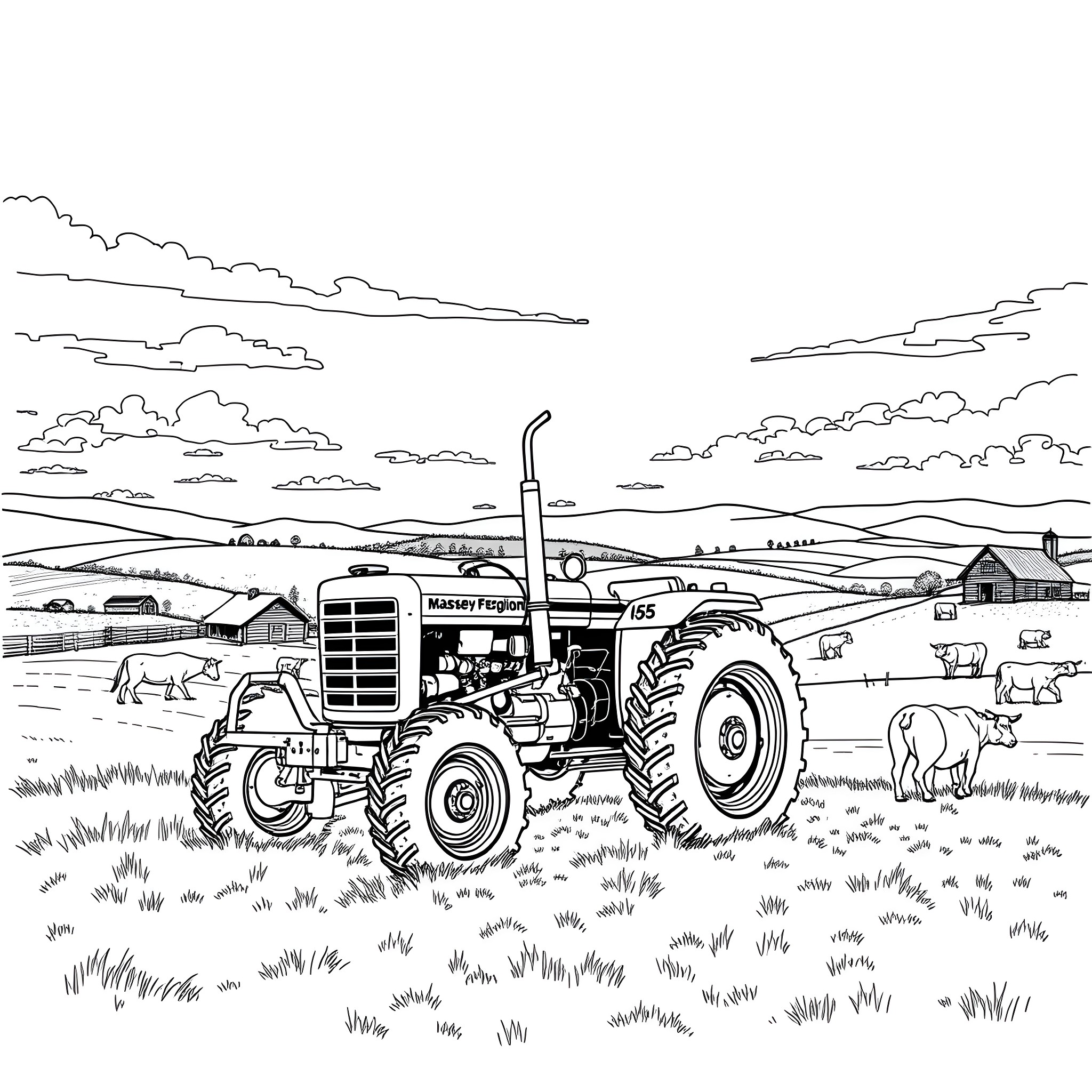 Best Massey Ferguson Coloring Pages (Free Printable PDF)