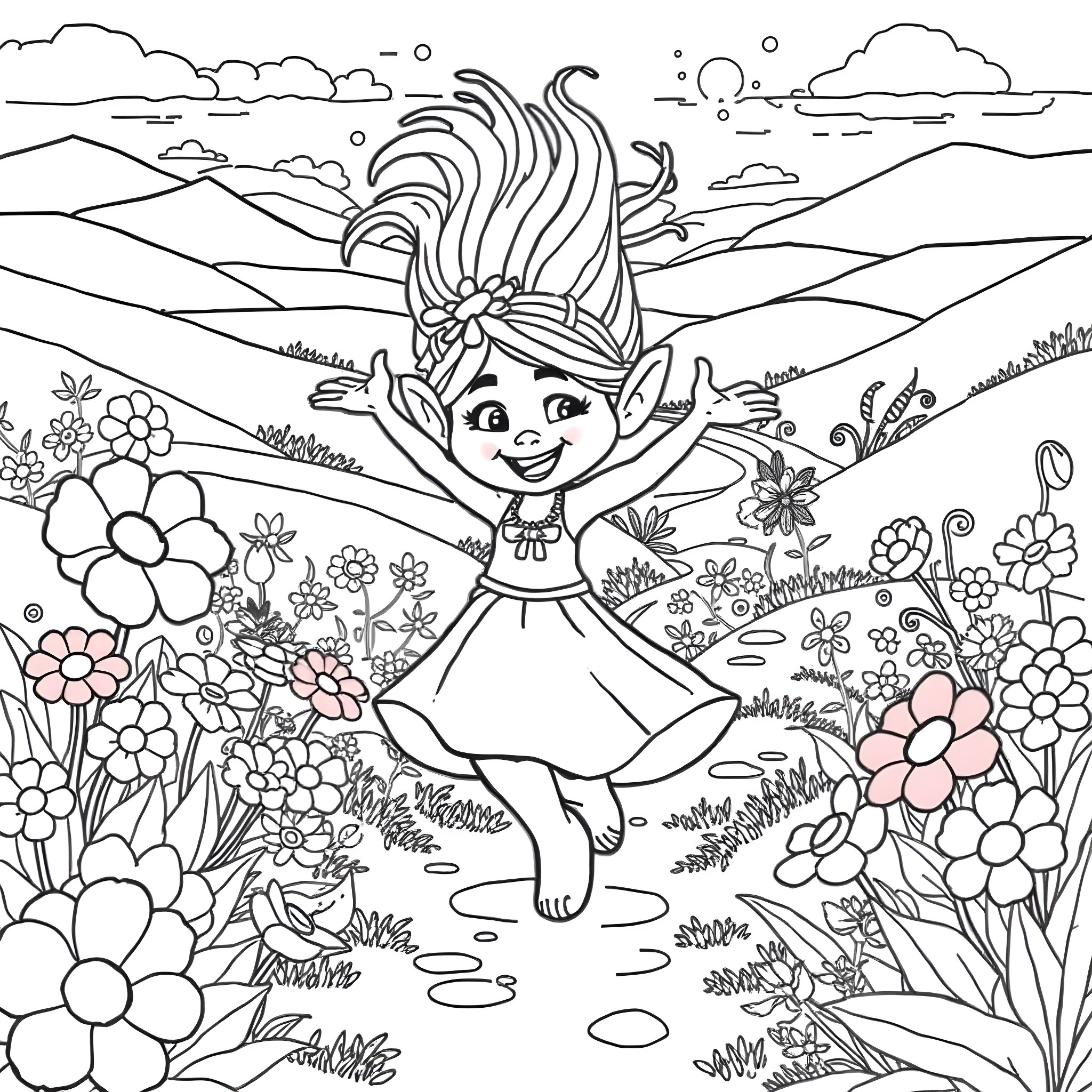 Best Poppy Coloring Pages (Free Printable PDF)