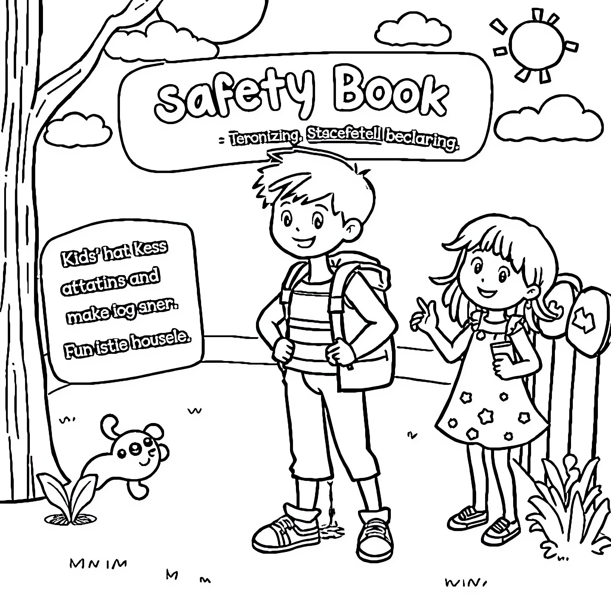 Best Safety Coloring Pages (Free Printable PDF)