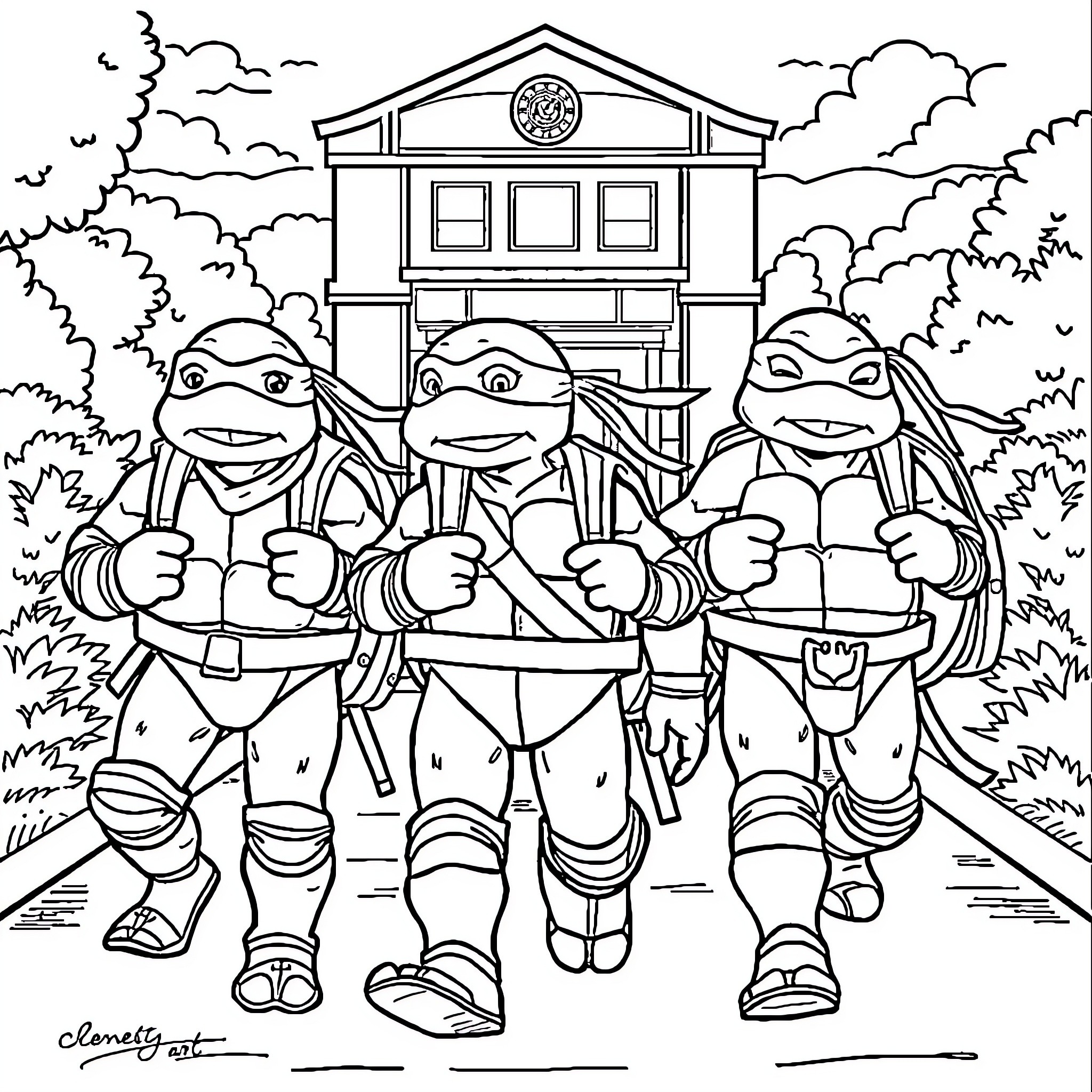 Best Ninja Turtle Coloring Pages (Free Printable PDF)