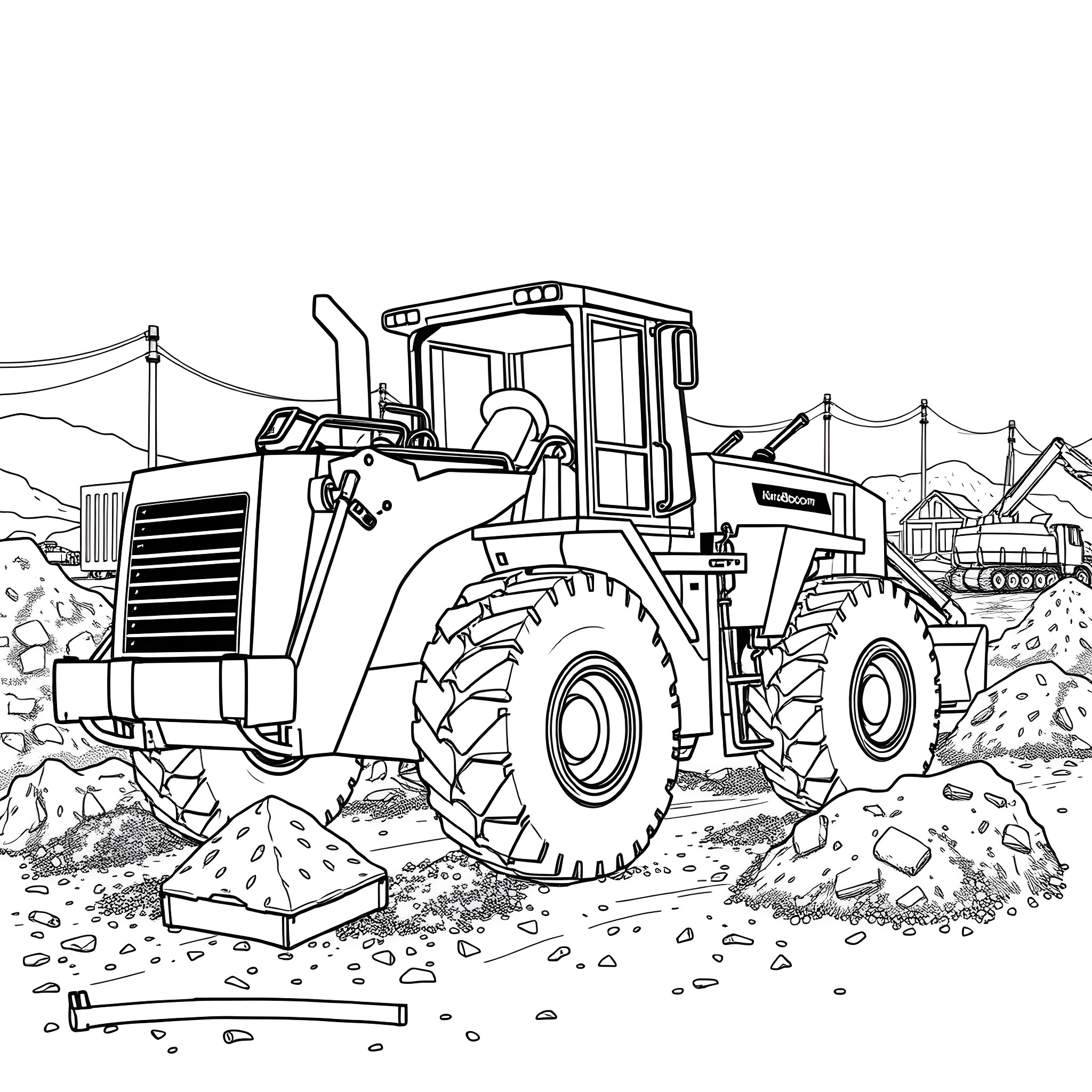 Best Loader Coloring Pages (Free Printable PDF)