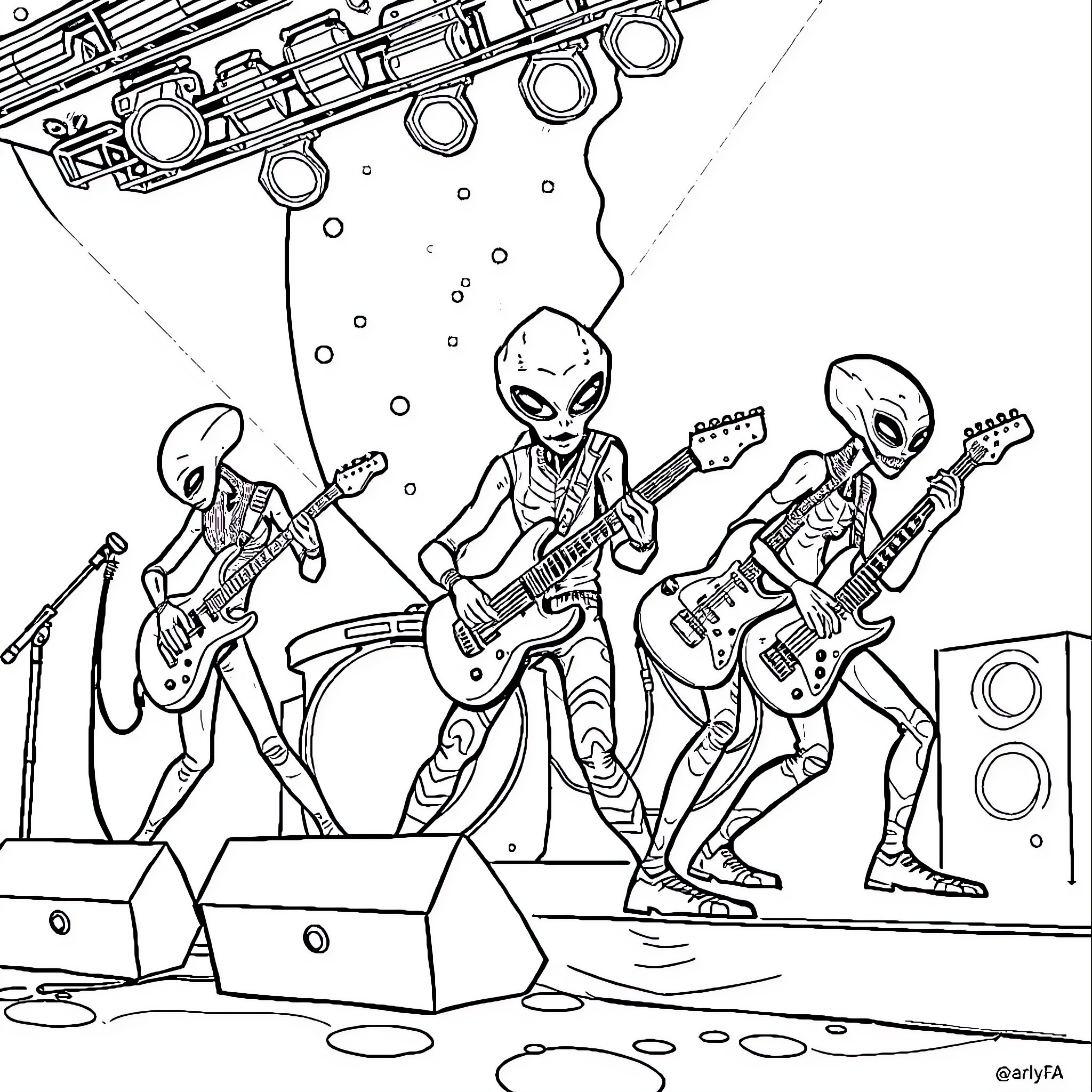 Best Alien Coloring Pages (Free Printable PDF)