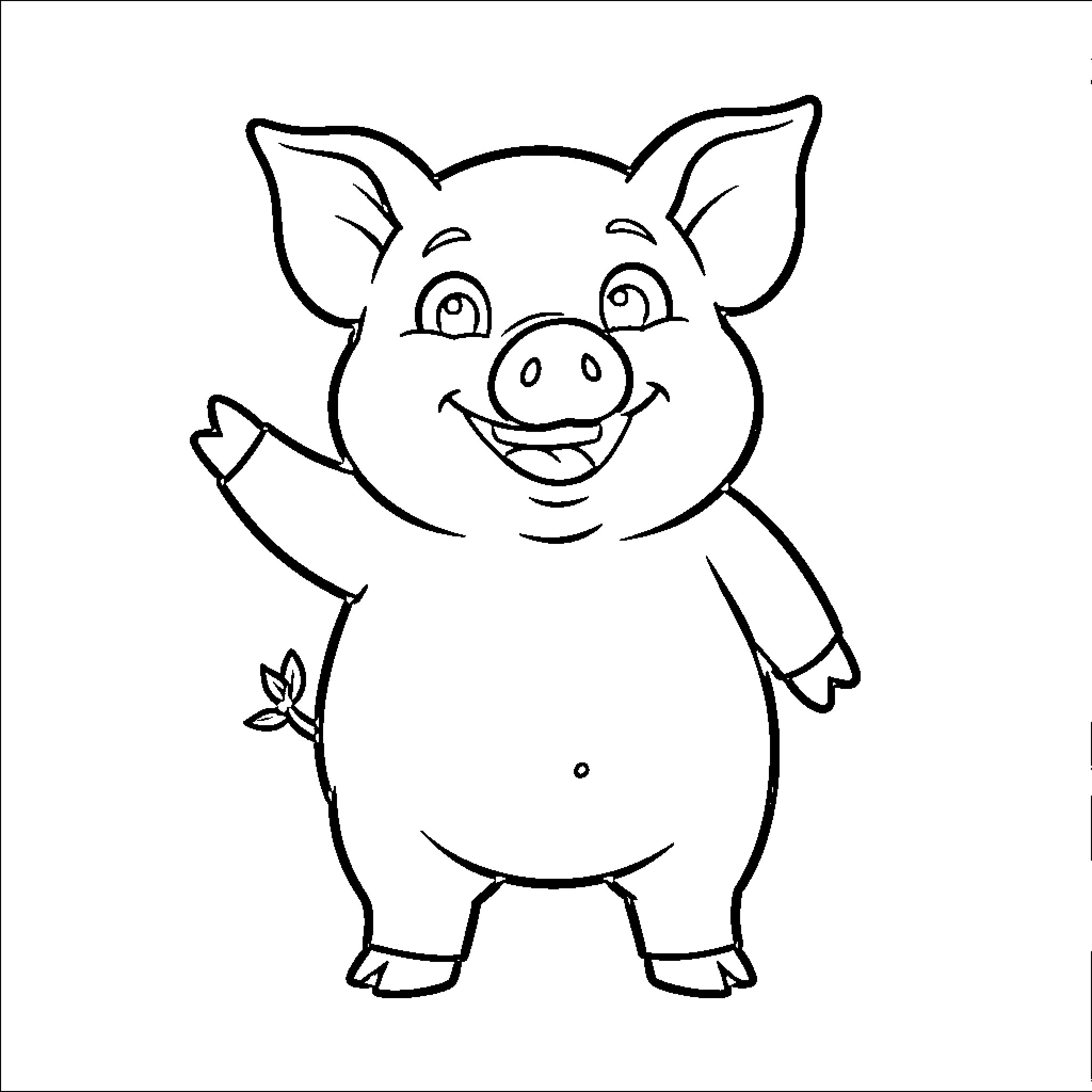 Best Pig Coloring Pages (Free Printable PDF)