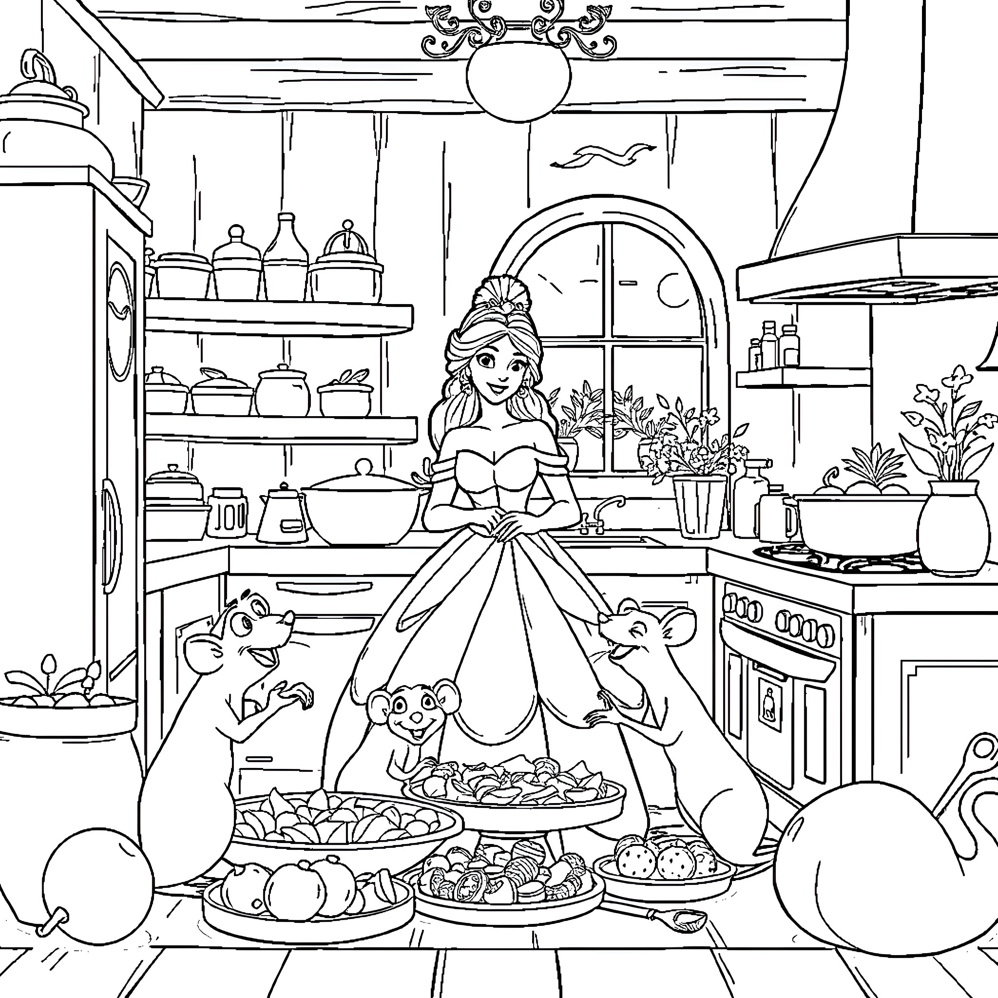 Best Princess Coloring Pages (Free Printable PDF)