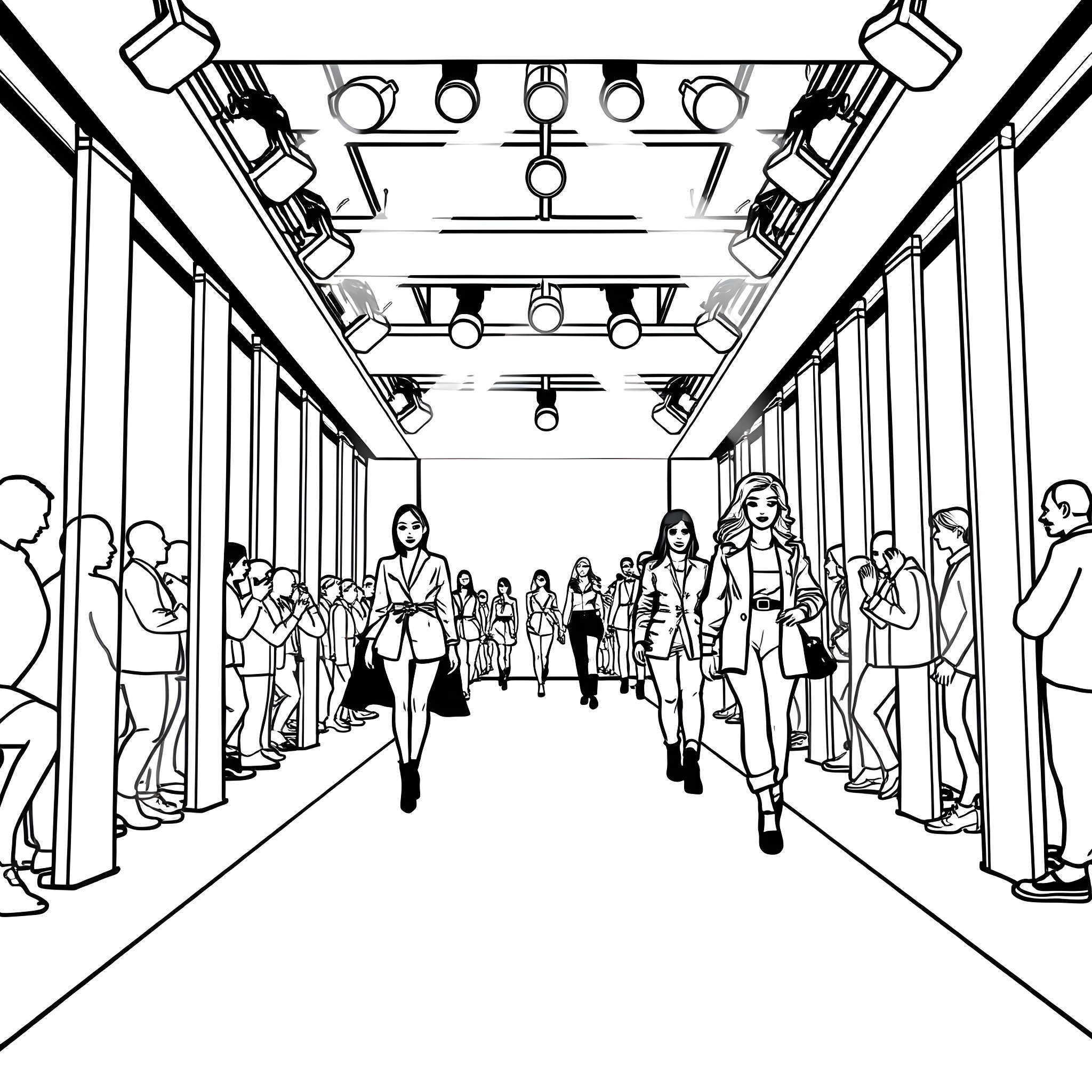 Best Model Coloring Pages (Free Printable PDF)