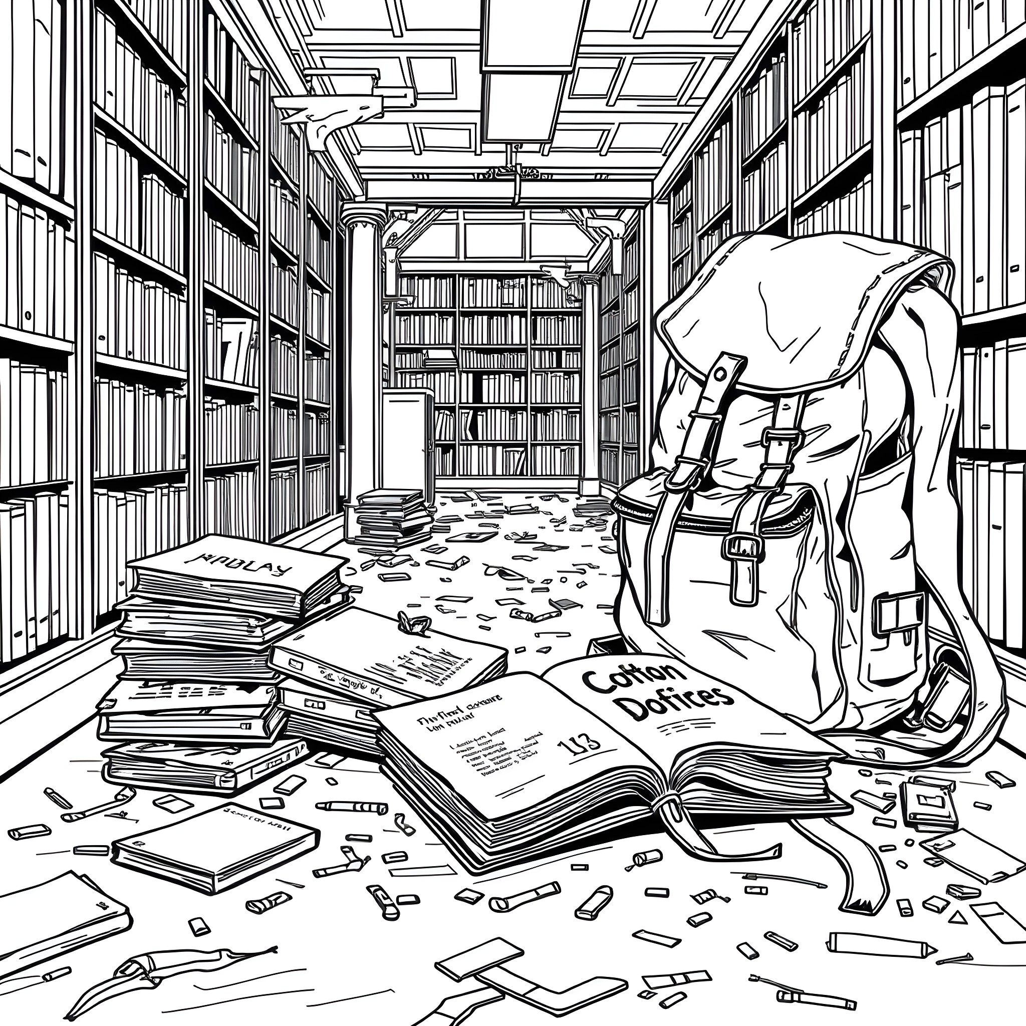 Best Book Coloring Pages (Free Printable PDF)