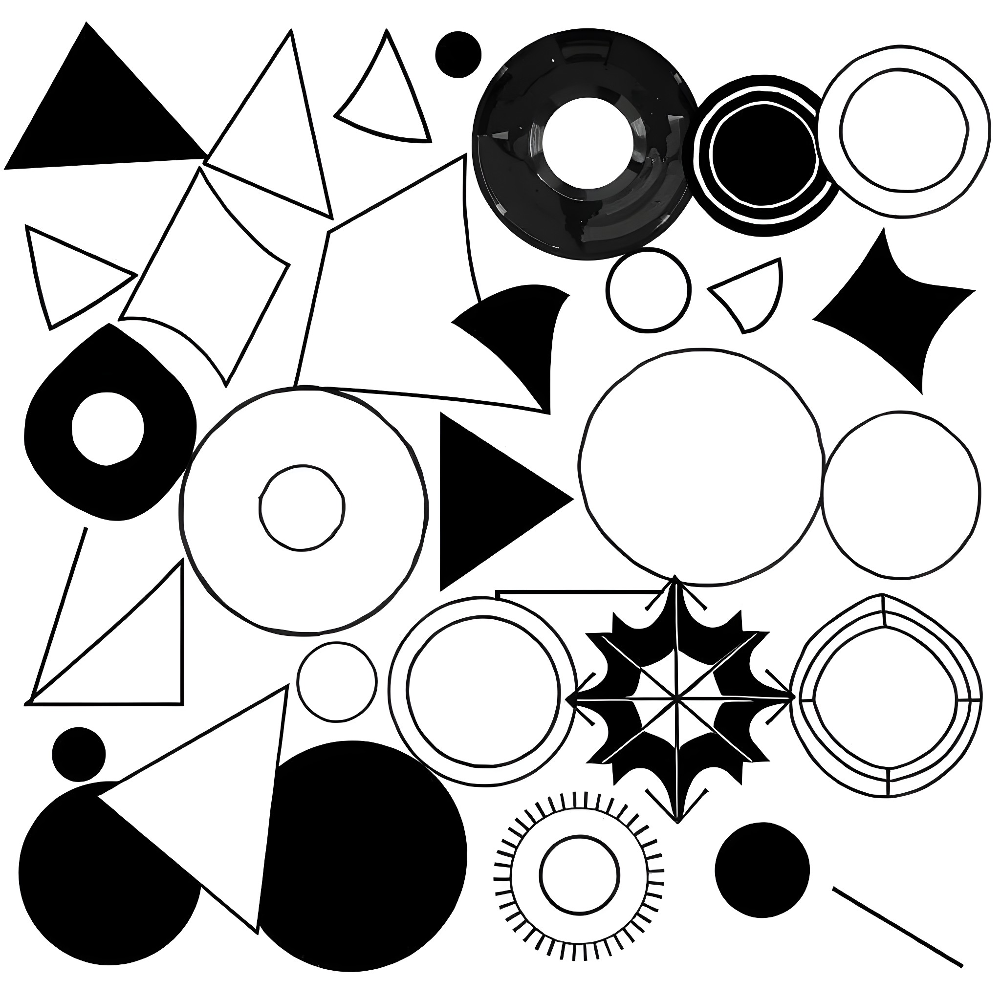 3 Best Shape Coloring Pages (Free Printable PDFs)