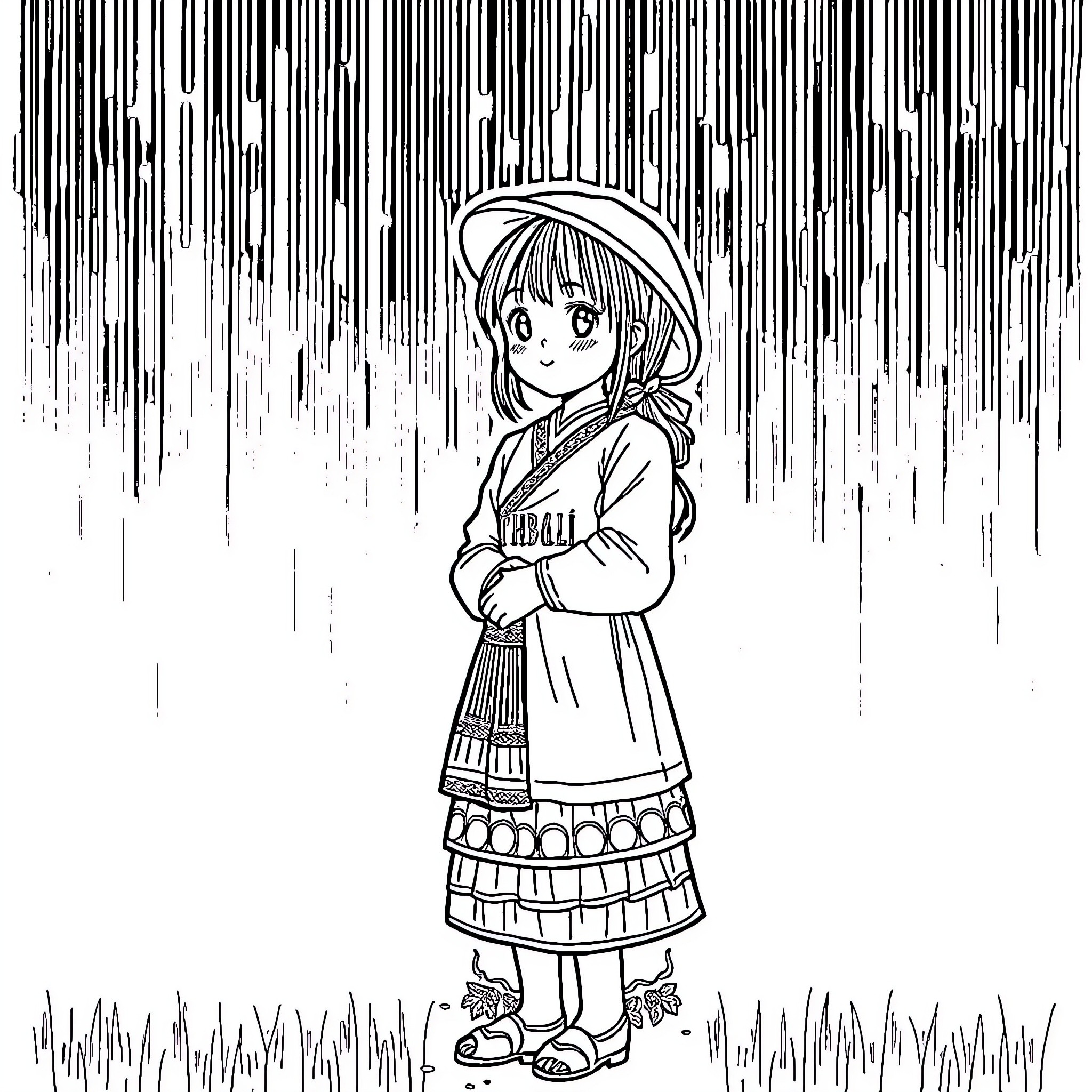 2 Best Hmong Girl Coloring Pages (Free Printable PDFs)