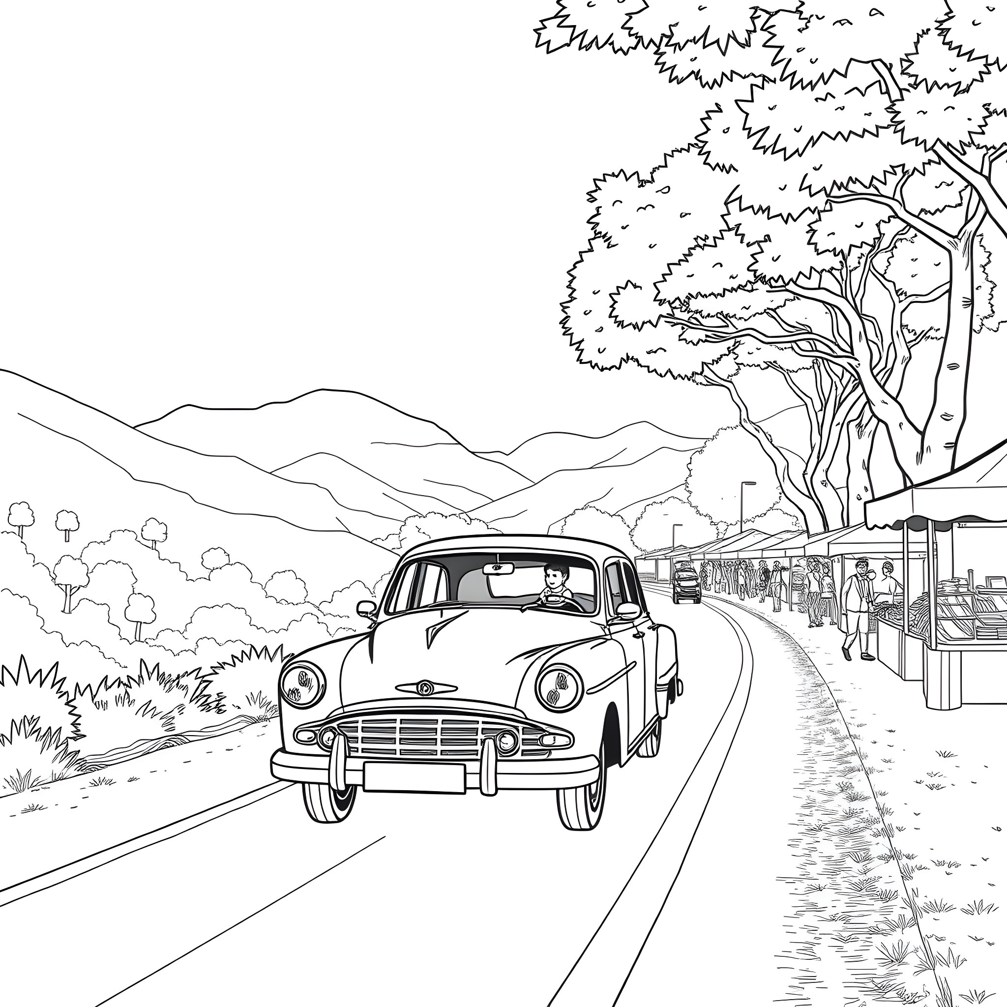 1 Best Ambassador Car Coloring Pages (Free Printable PDFs)