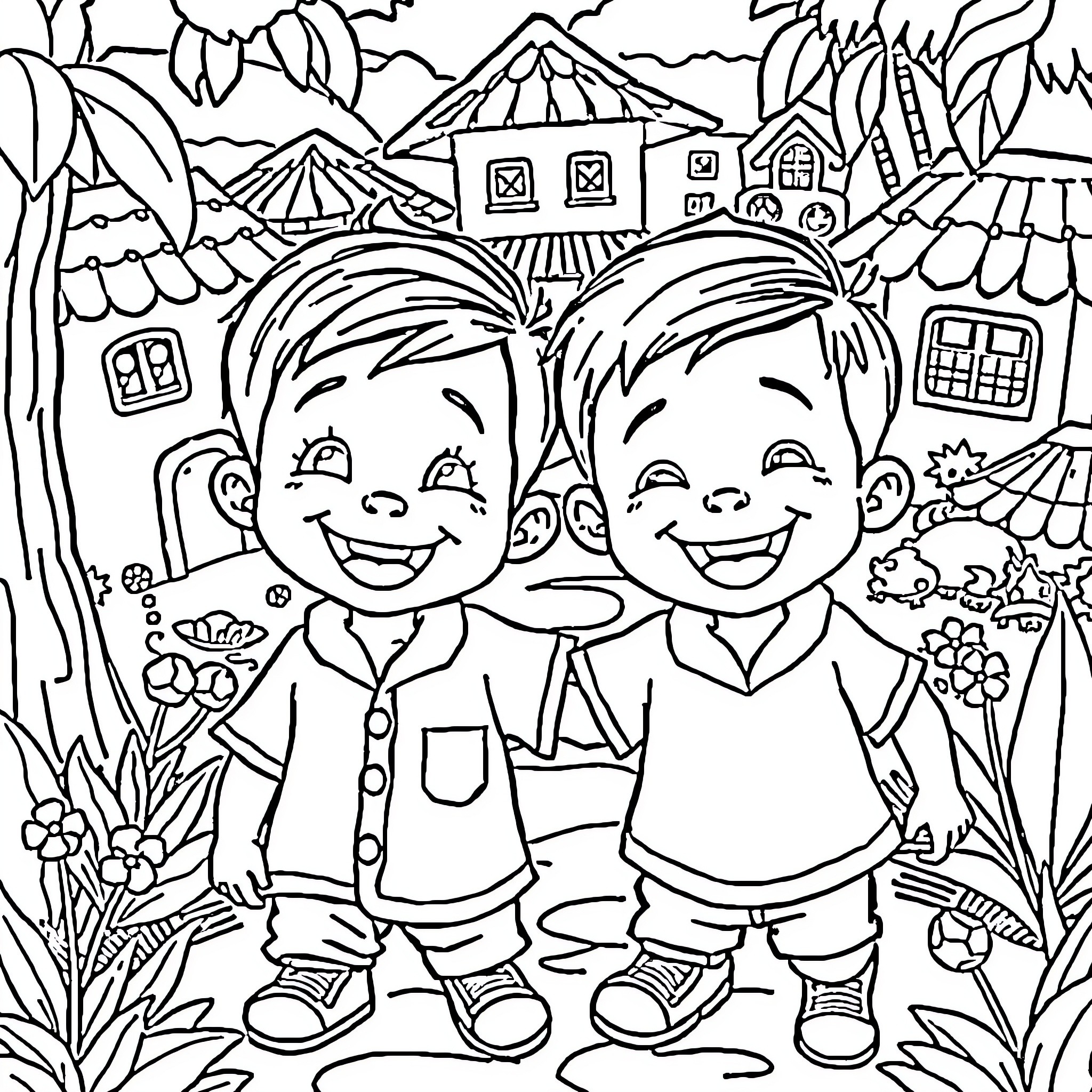 Best Upin Ipin Coloring Pages (Free Printable PDF)