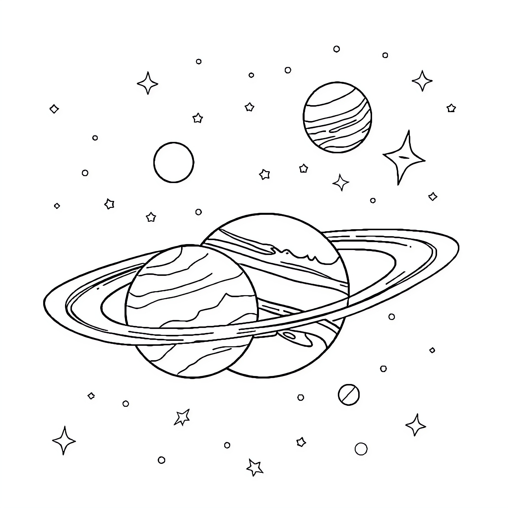 Best Space Coloring Pages (Free Printable PDF)