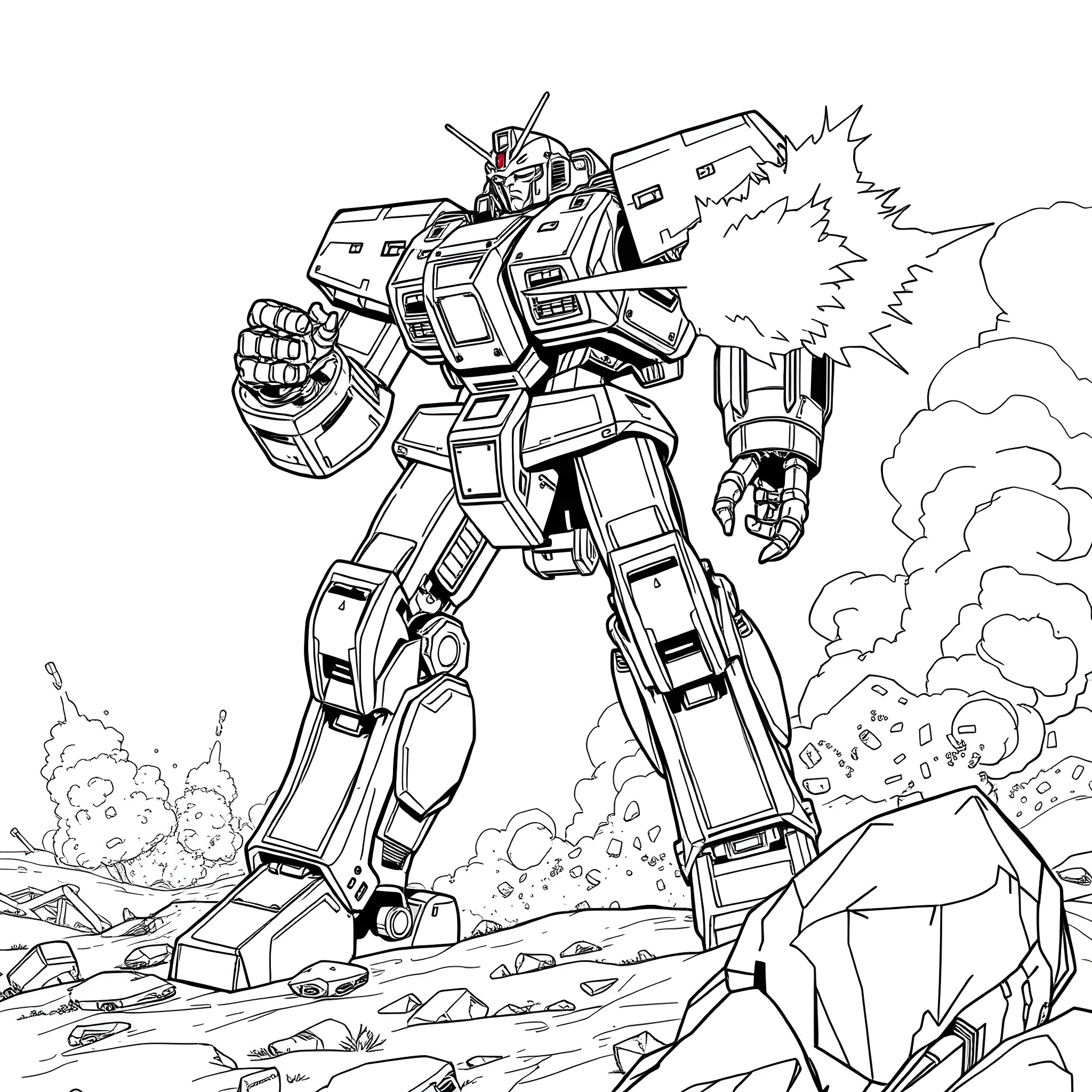 2 Best Mech Coloring Pages (Free Printable PDFs)