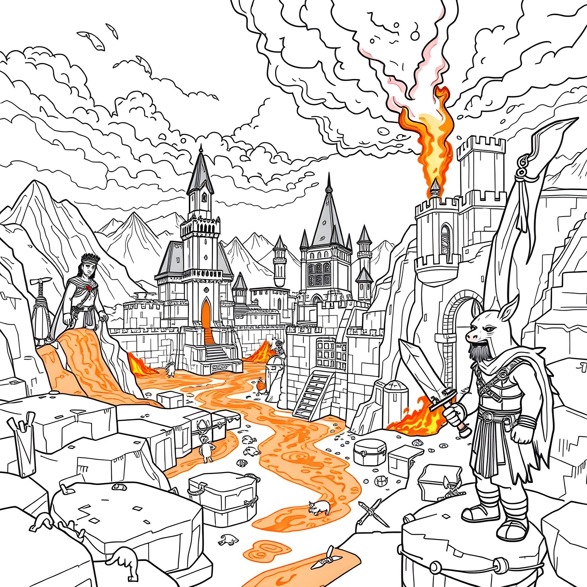 1 Best Piglin Coloring Pages (Free Printable PDFs)