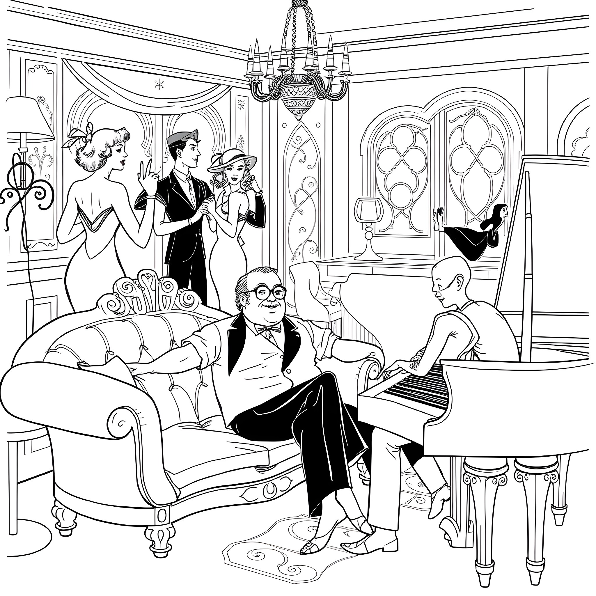 1 Best Jazz Party Coloring Pages (Free Printable PDFs)