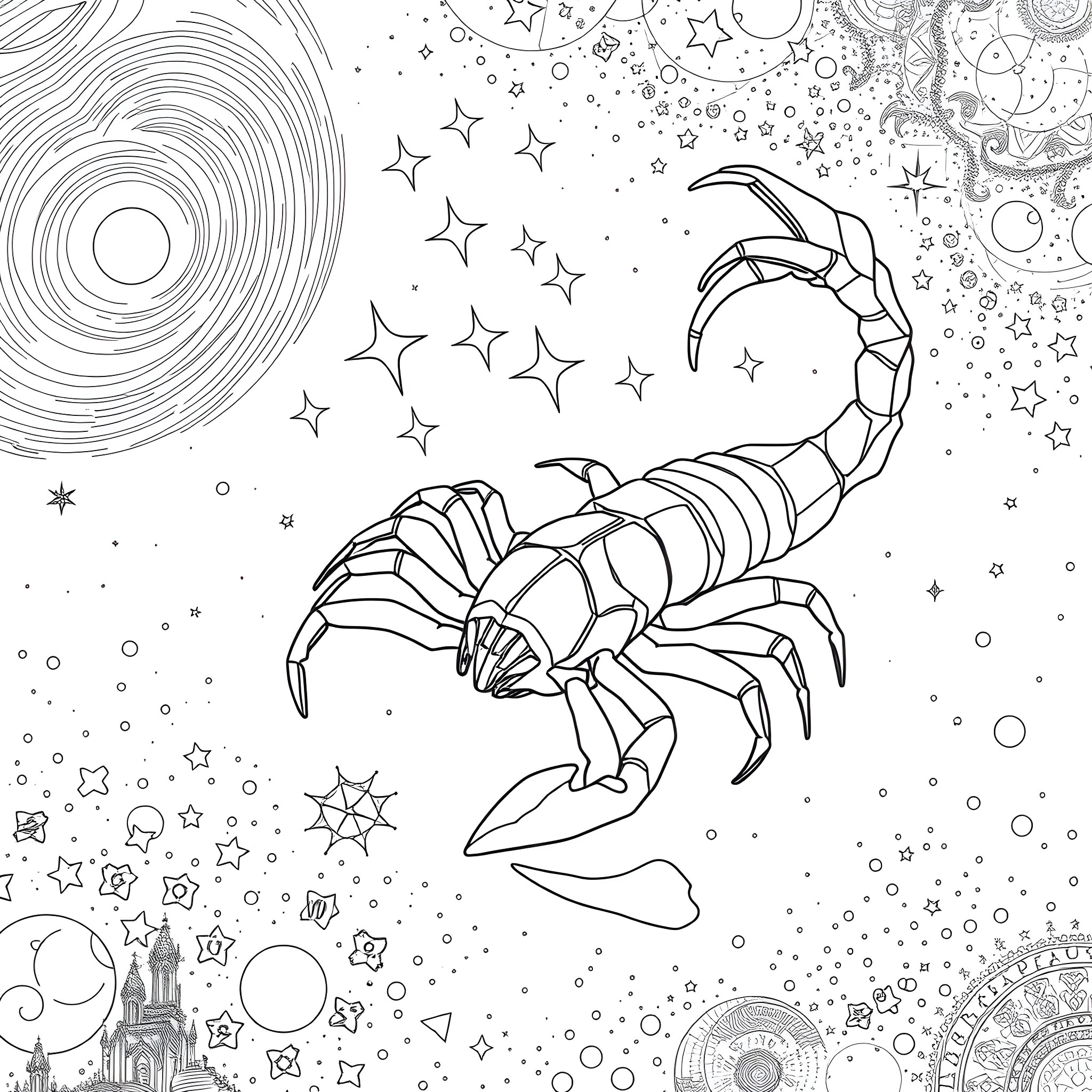 Best Scorpio Coloring Pages (Free Printable PDF)