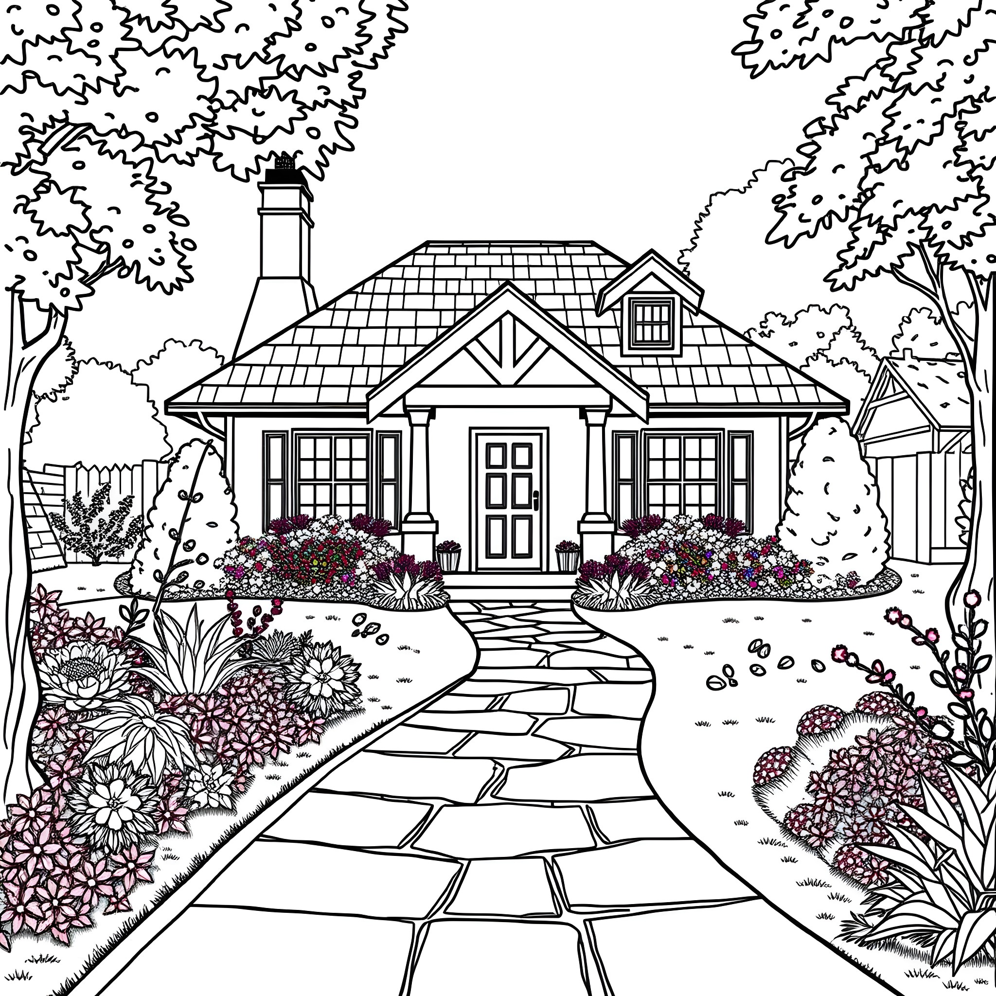 11 Best Bungalow Coloring Pages (Free Printable PDFs)