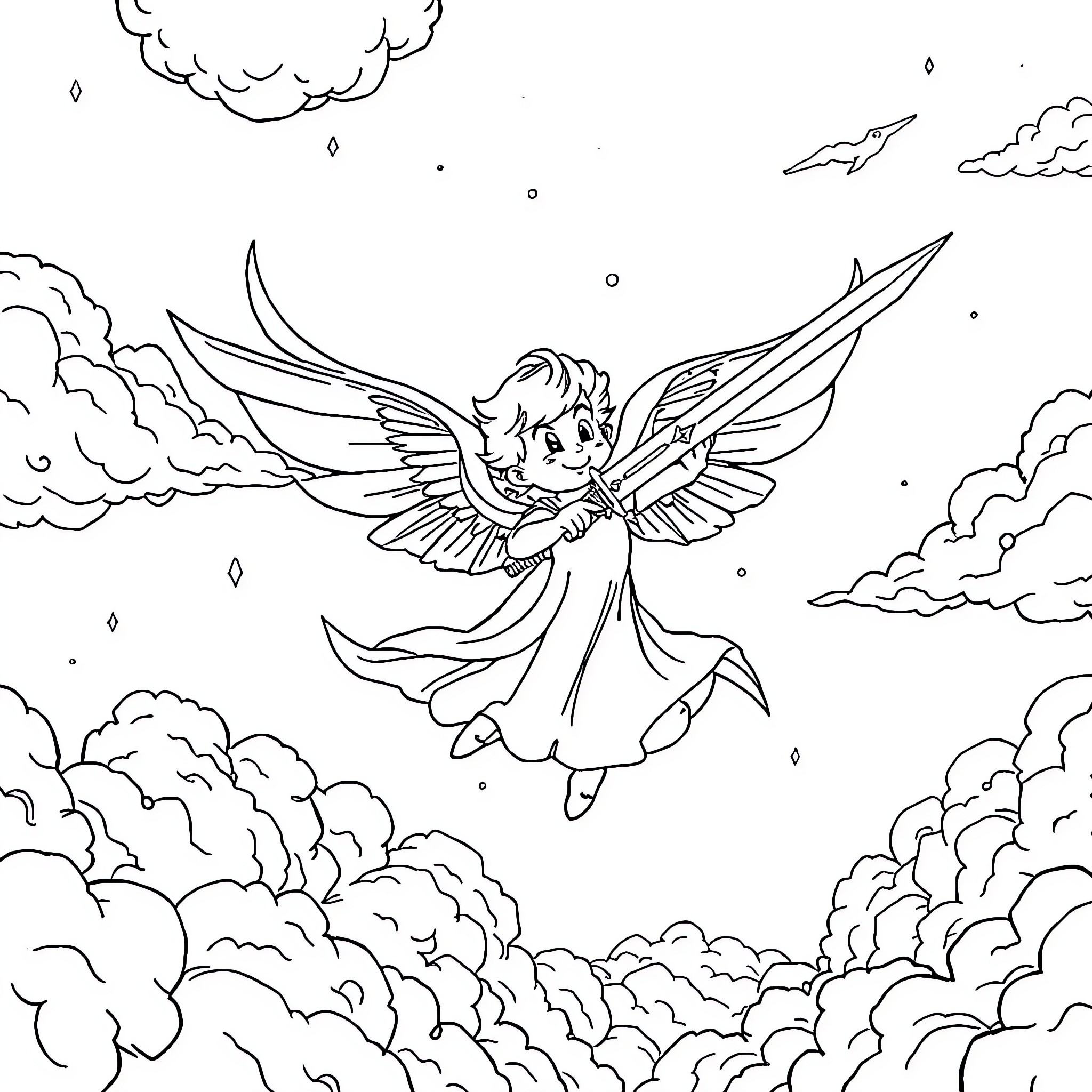 Best Seraph Coloring Pages (Free Printable PDF)