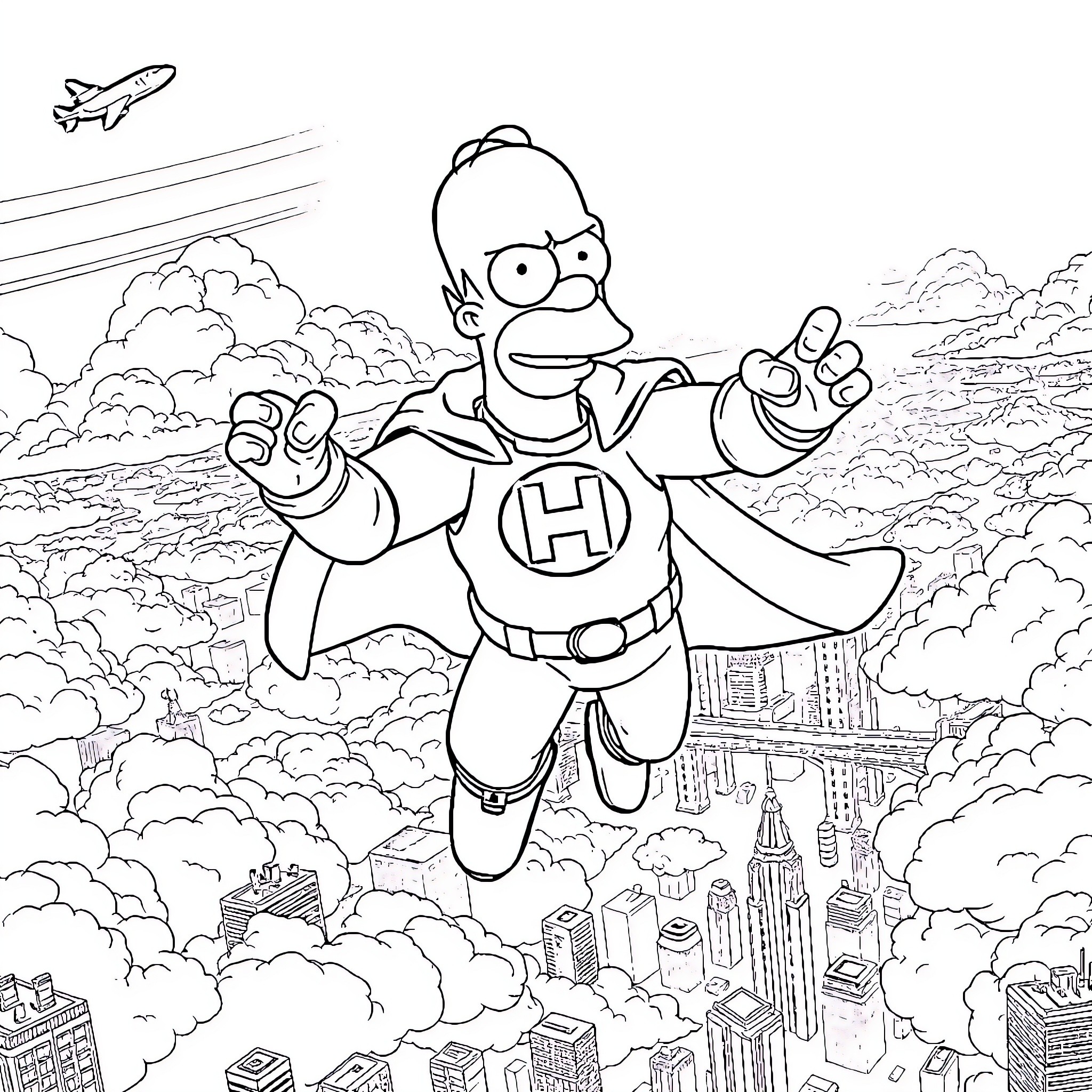Best Homer Coloring Pages (Free Printable PDF)