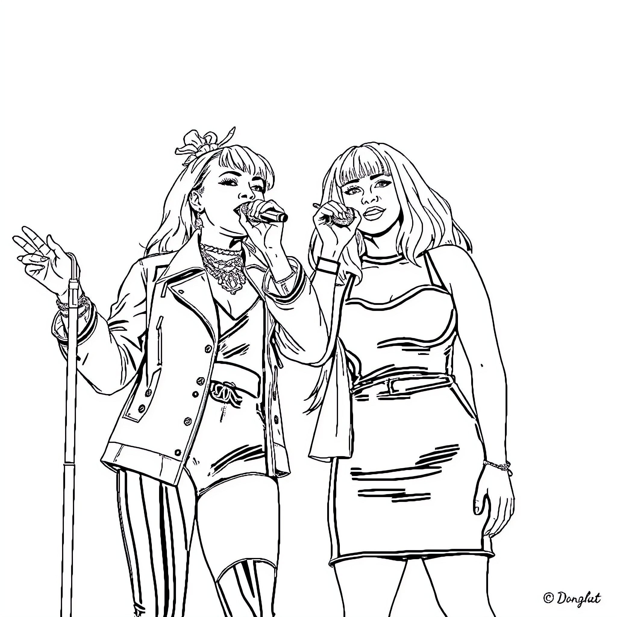 Best Rihanna Coloring Pages (Free Printable PDF)
