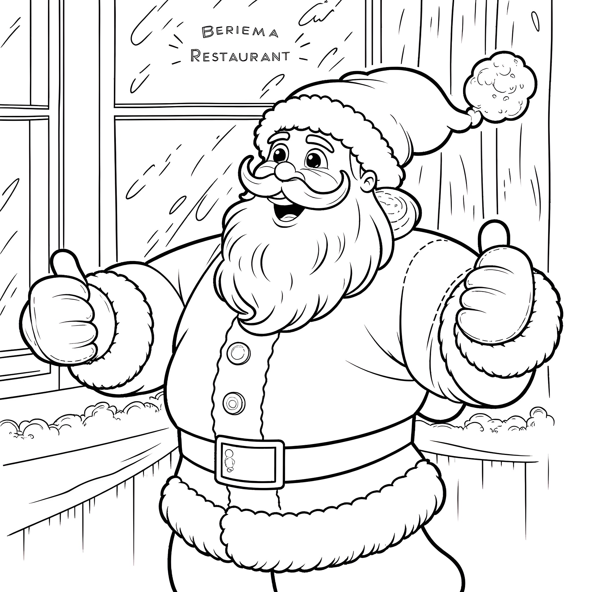 Best Santa Claus Coloring Pages (Free Printable PDF)