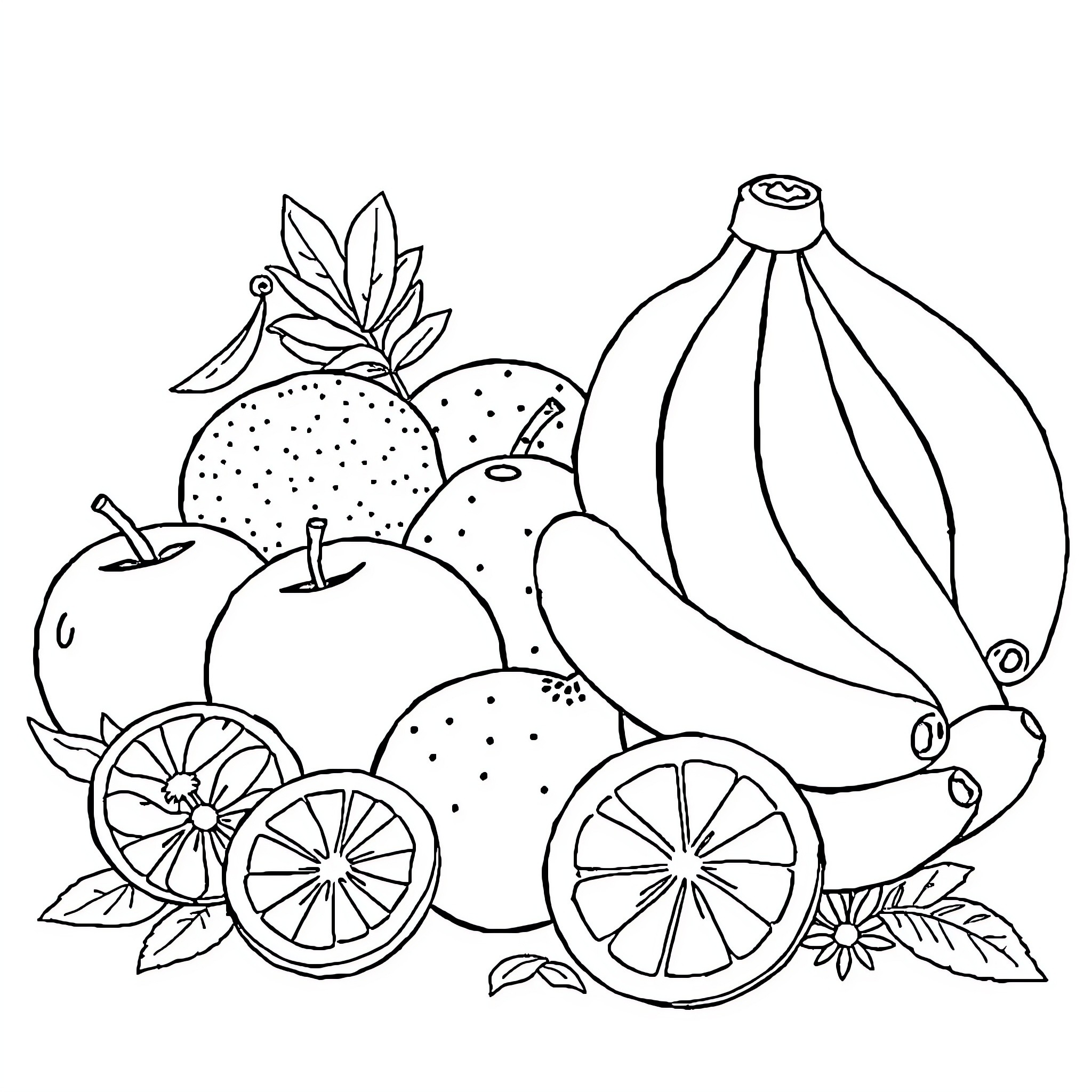 245 Best Fruit Coloring Pages (Free Printable PDFs)