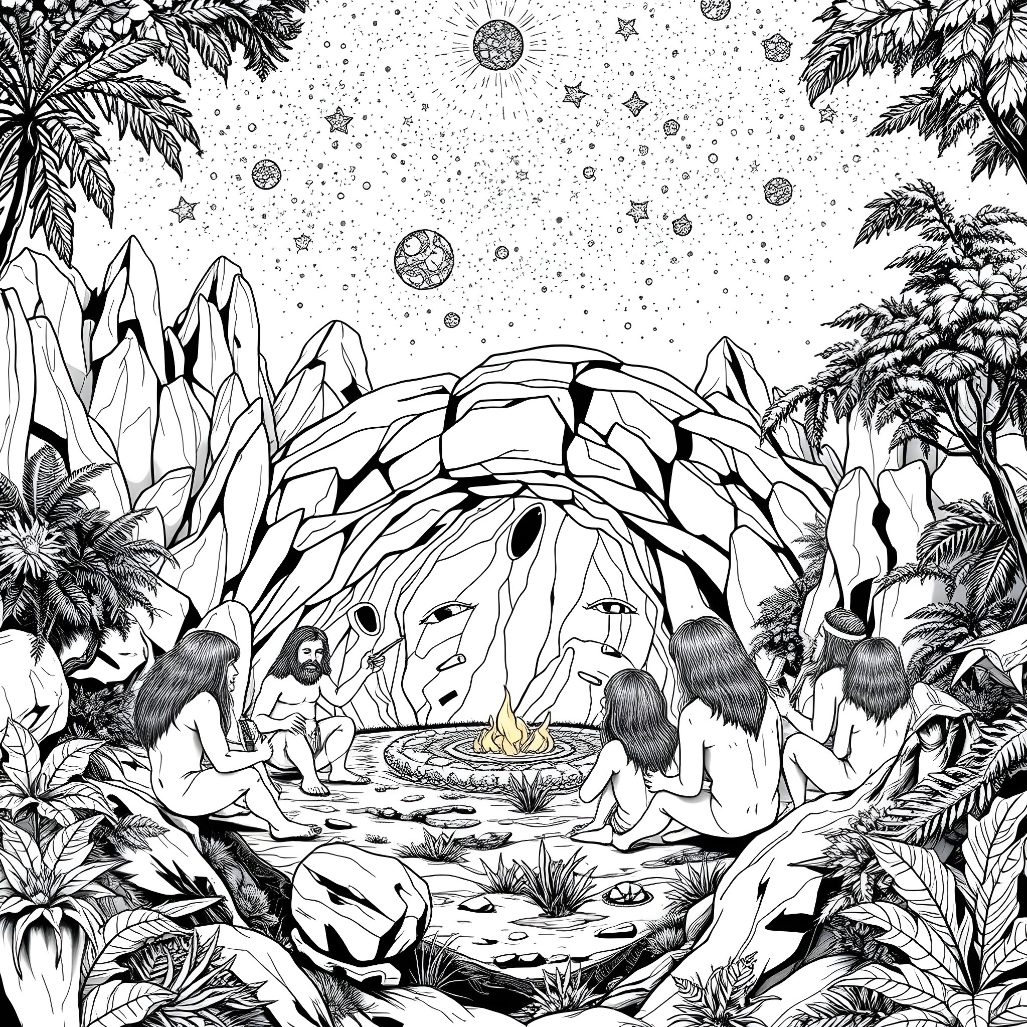 Best Neanderthal Coloring Pages (Free Printable PDF)