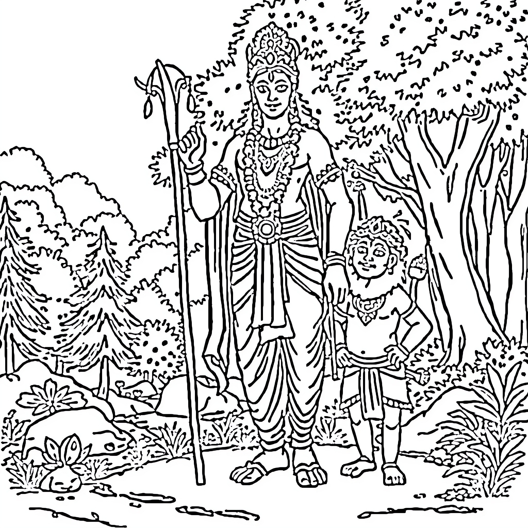 2 Best Shri Ram Coloring Pages (Free Printable PDFs)