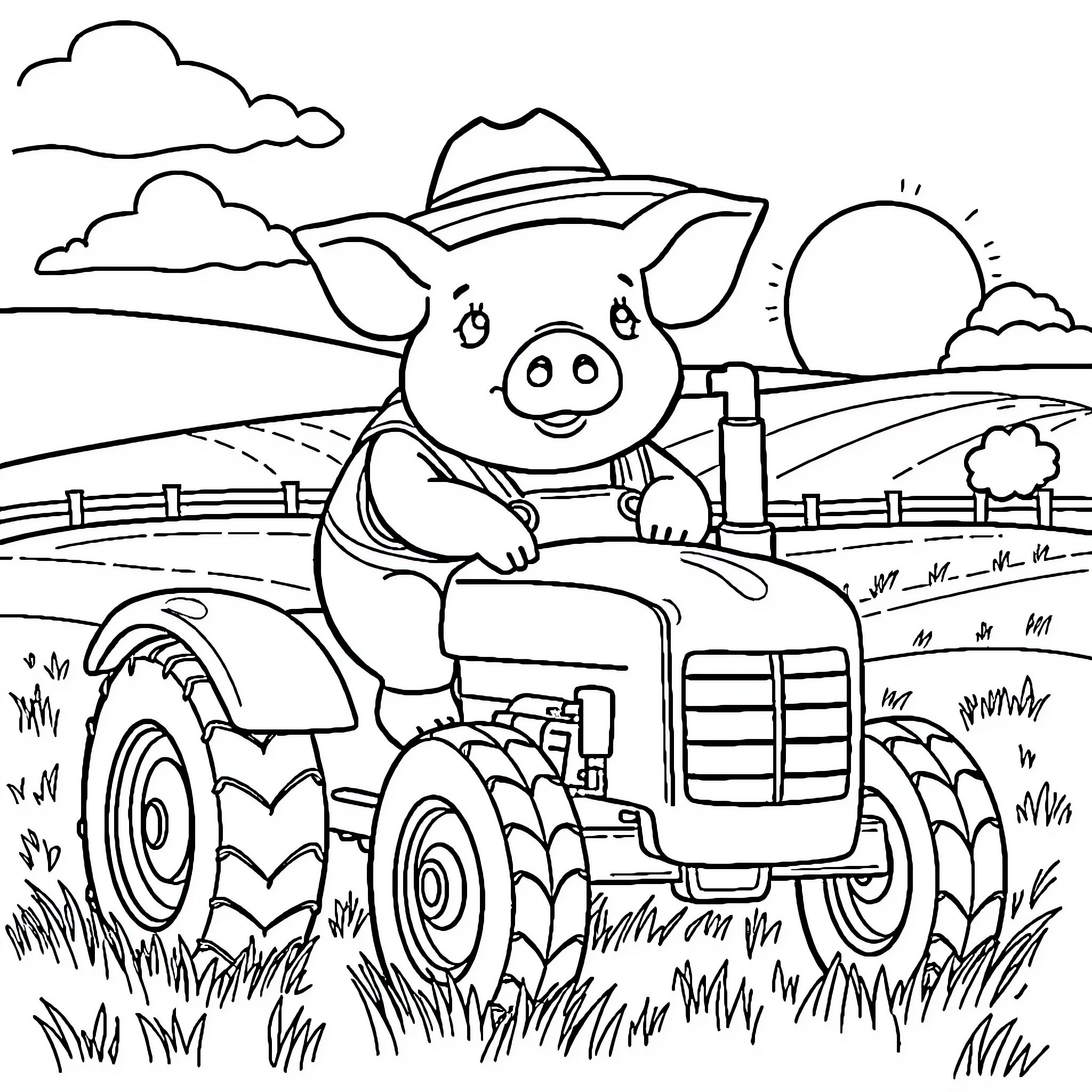 Best Pig Coloring Pages (Free Printable PDF)