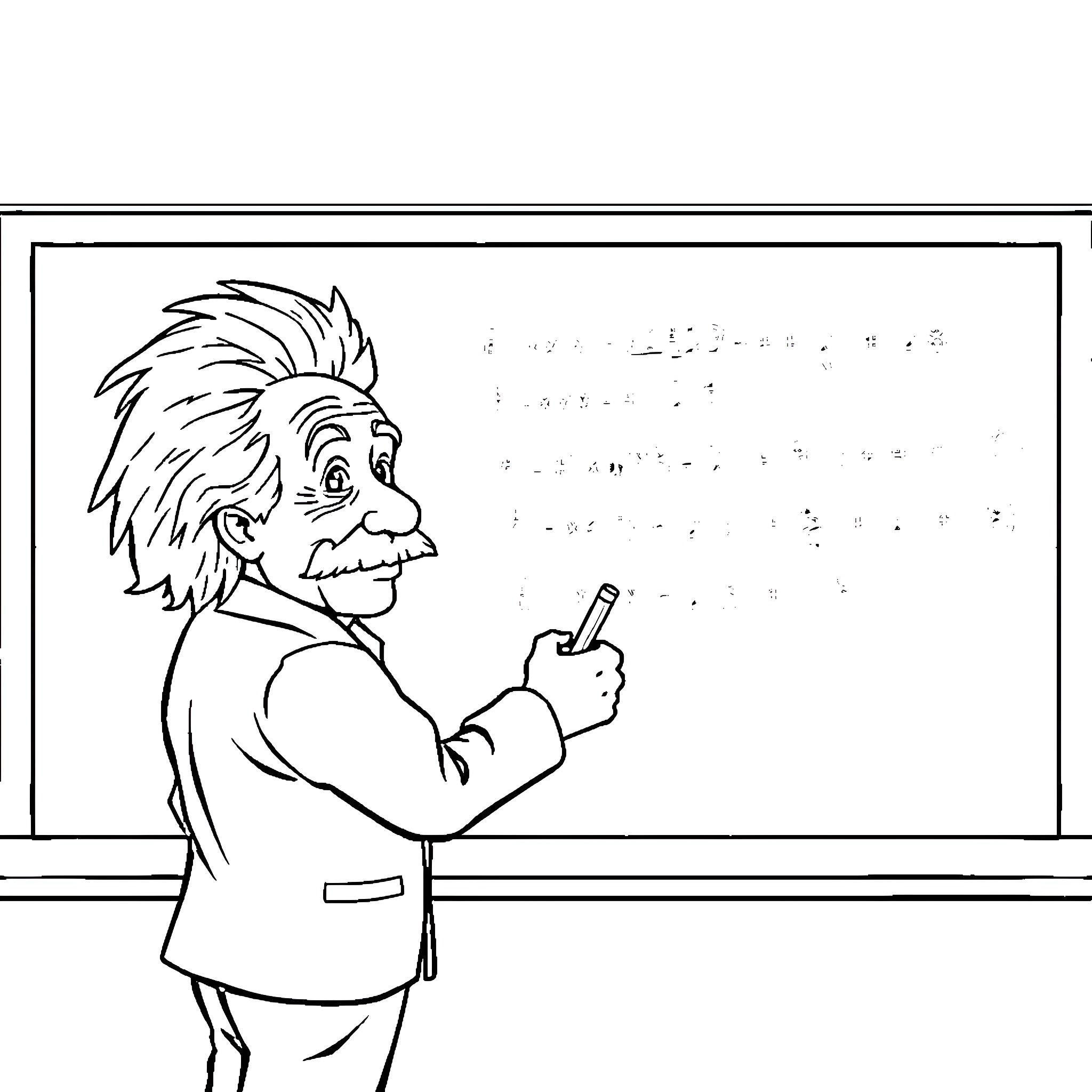 Best Albert Einstein Coloring Pages (Free Printable PDF)