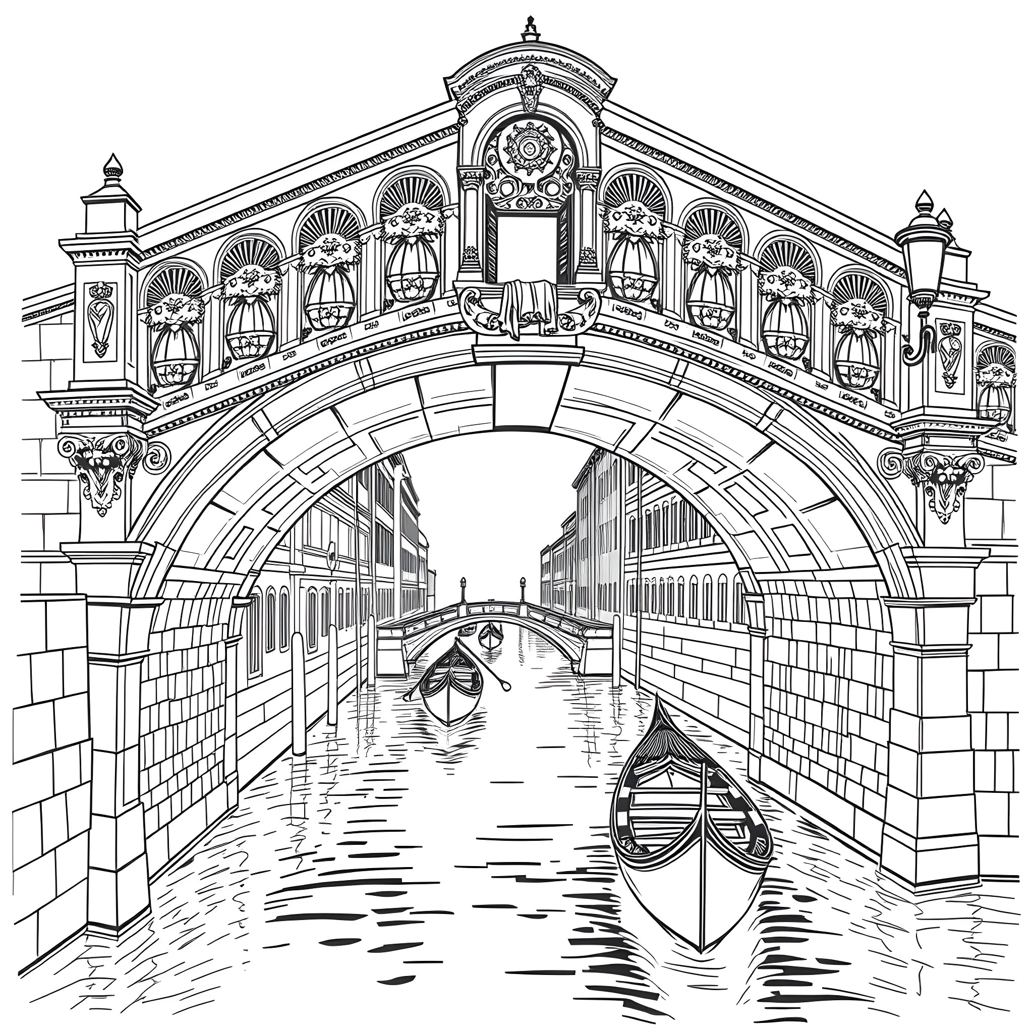 Best Bridge Coloring Pages (Free Printable PDF)