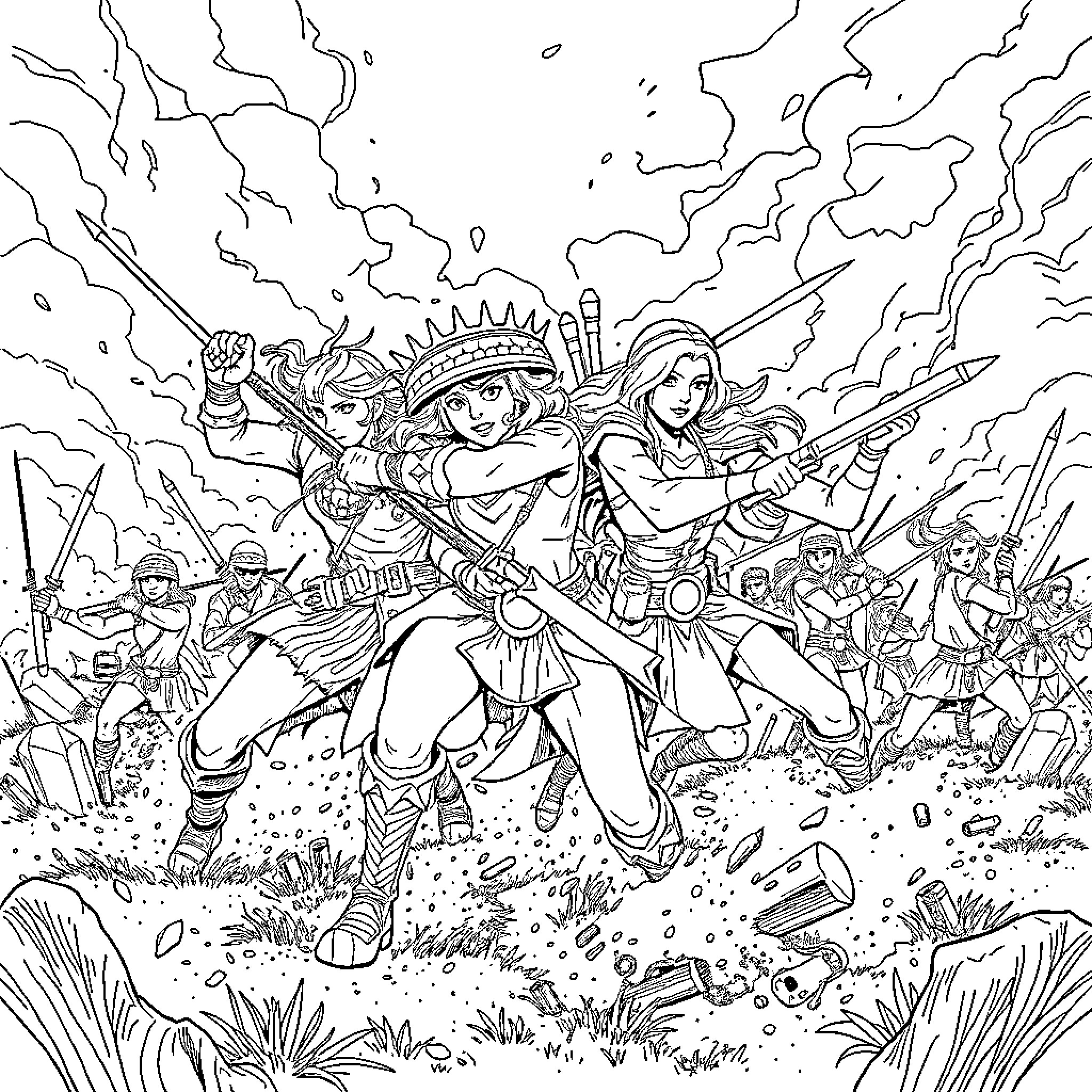 Best Huntrix Coloring Pages (Free Printable PDF)