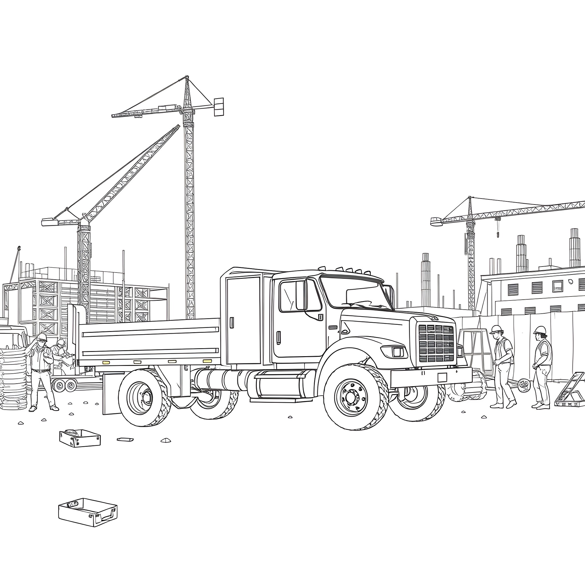 3 Best Wood Pickup Coloring Pages (Free Printable PDFs)