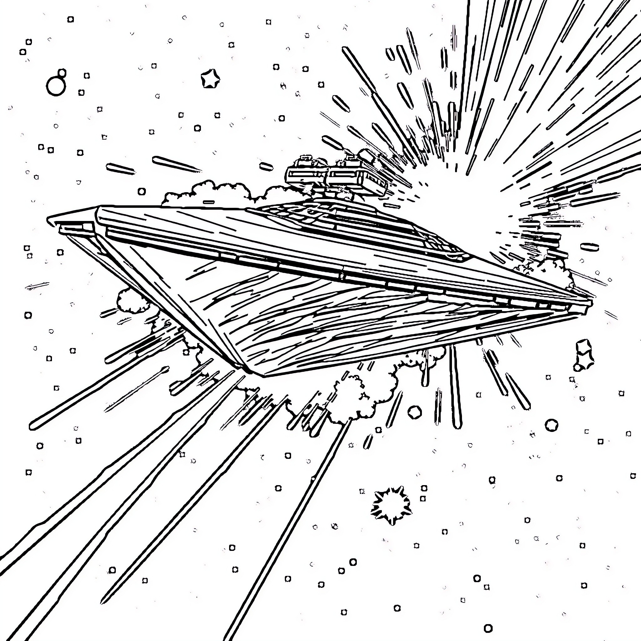 Best Star Destroyer Coloring Pages (Free Printable PDF)