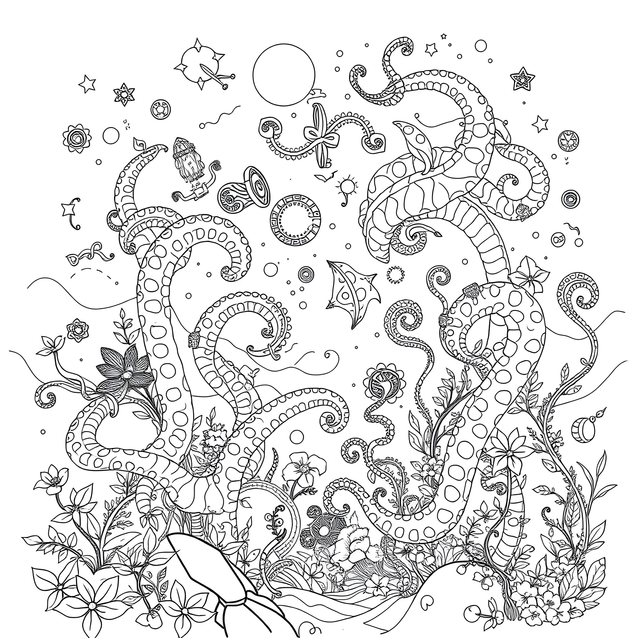 2 Best Tentacle Coloring Pages (Free Printable PDFs)