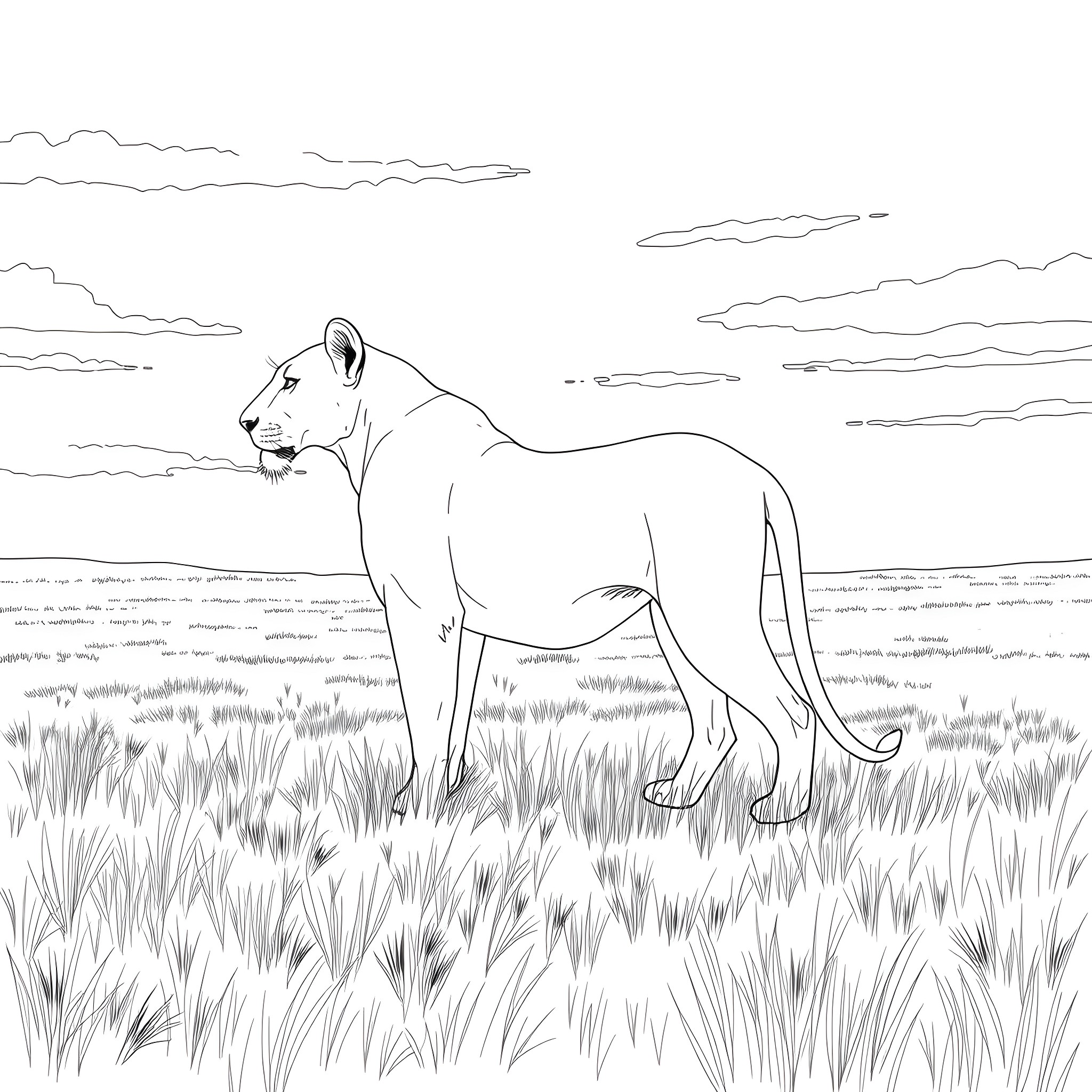 Best Lioness Coloring Pages (Free Printable PDF)