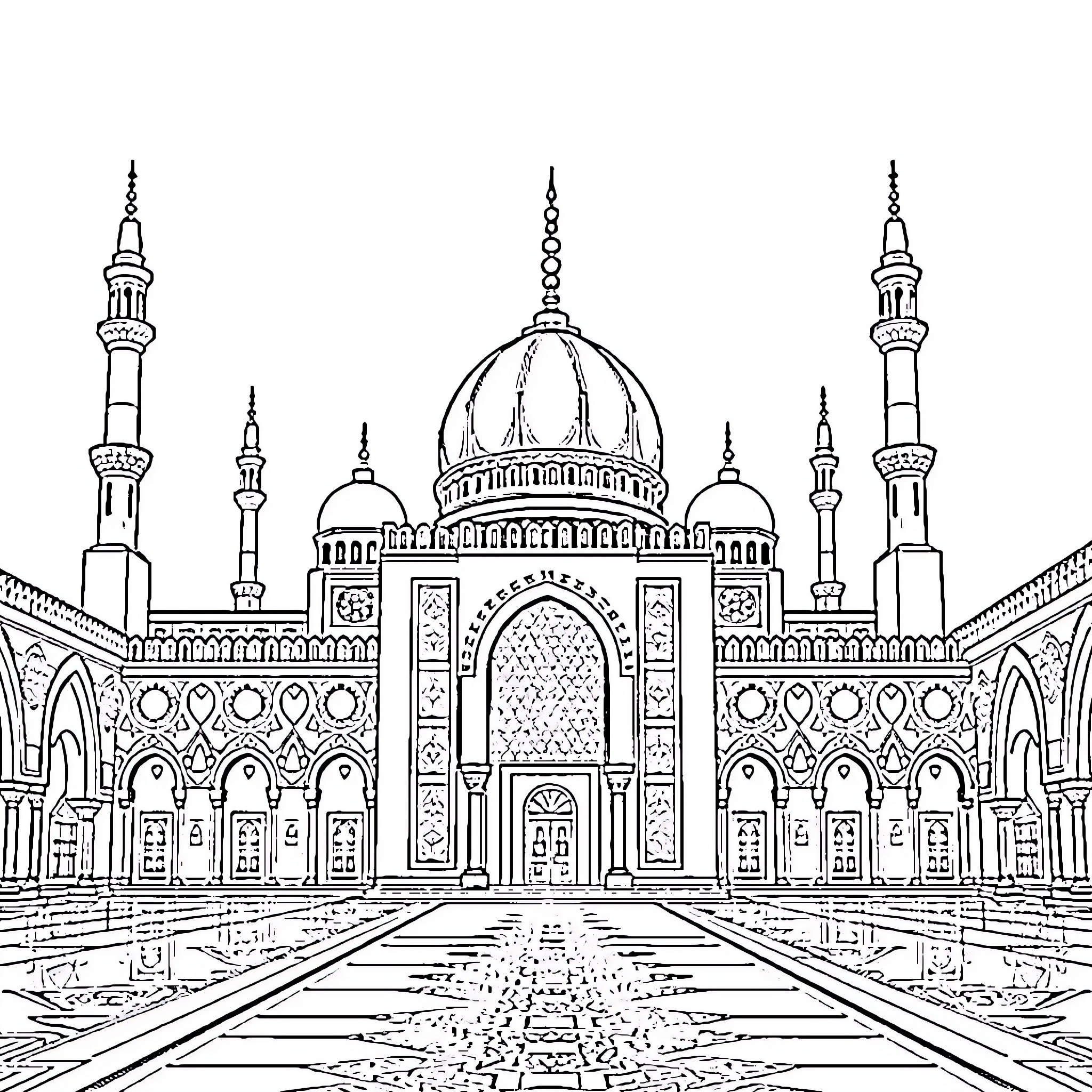 60 Best Mosque Coloring Pages (Free Printable PDFs)