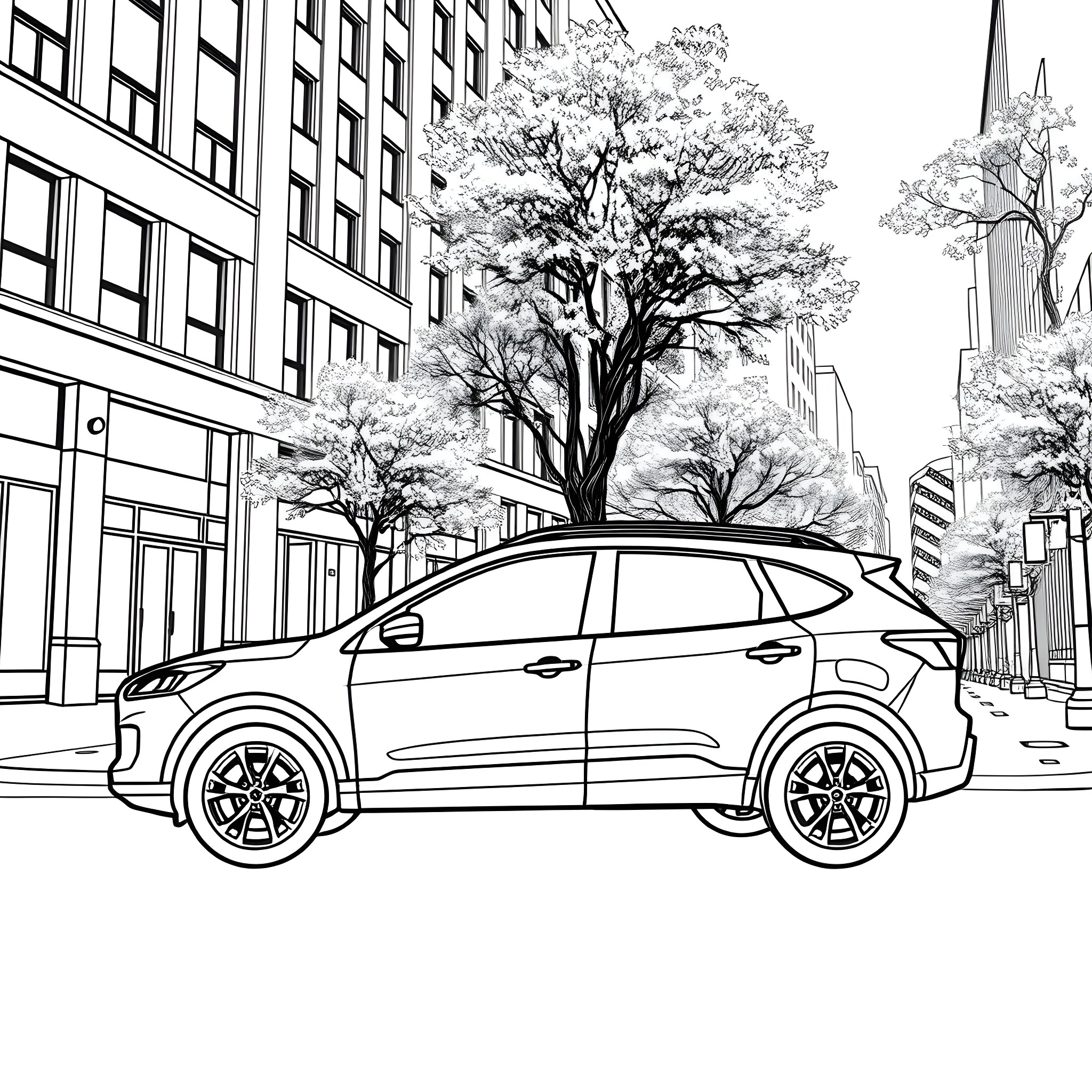 19 Best Ford Escape Coloring Pages (Free Printable PDFs)