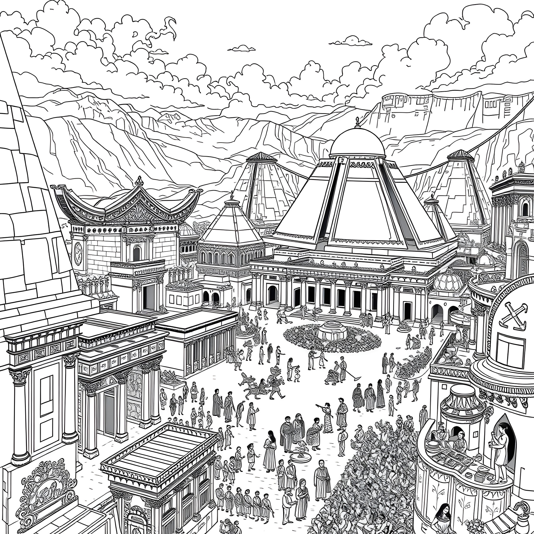 8 Best Babylon Coloring Pages (Free Printable PDFs)