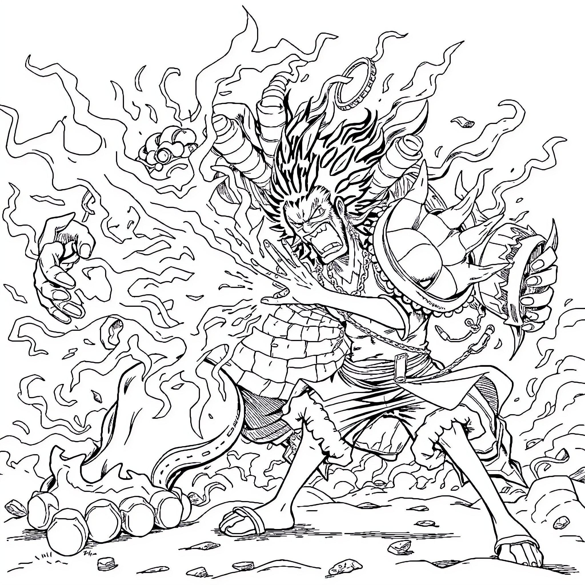 Best Kaido Coloring Pages (Free Printable PDF)