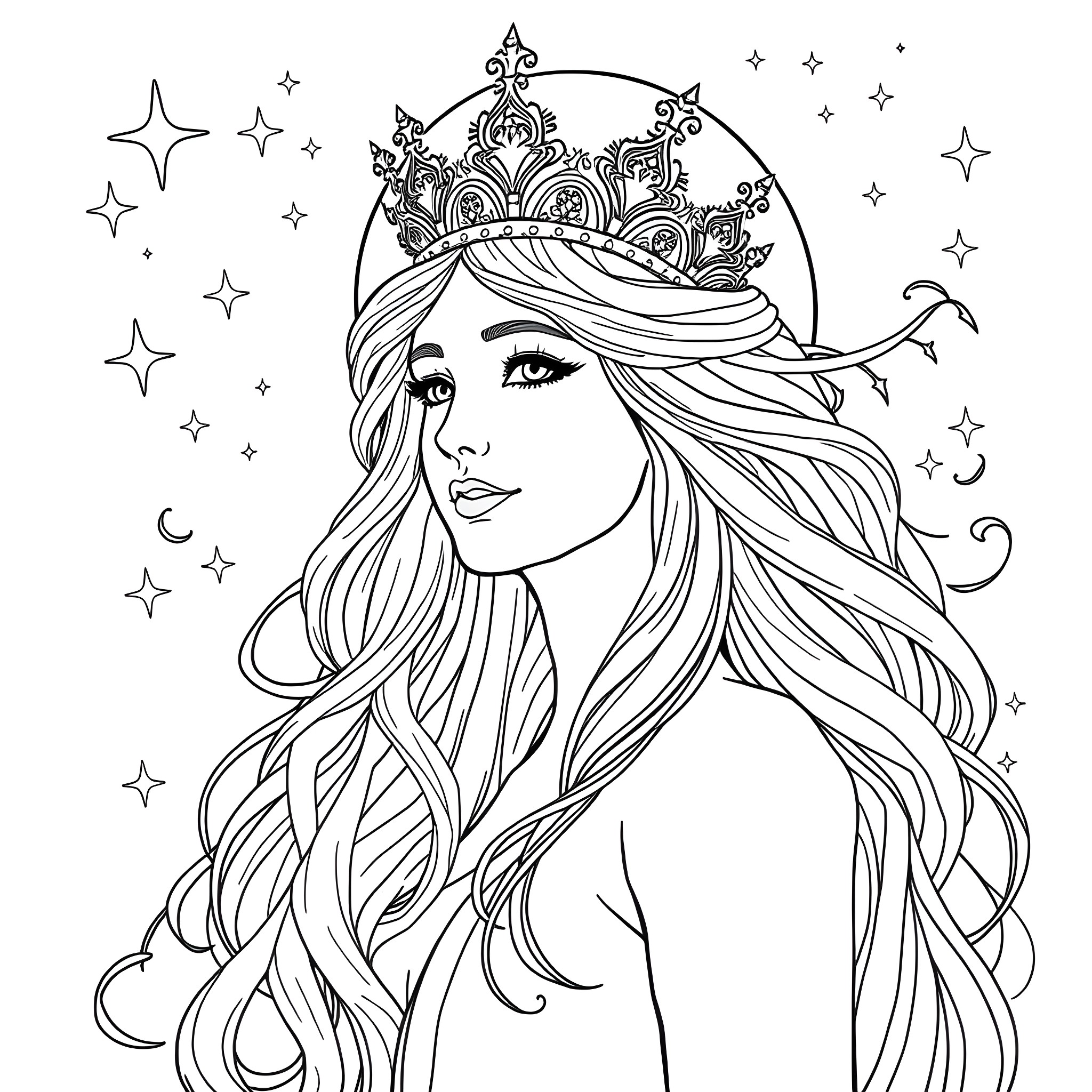 Best Goddess Coloring Pages (Free Printable PDF)