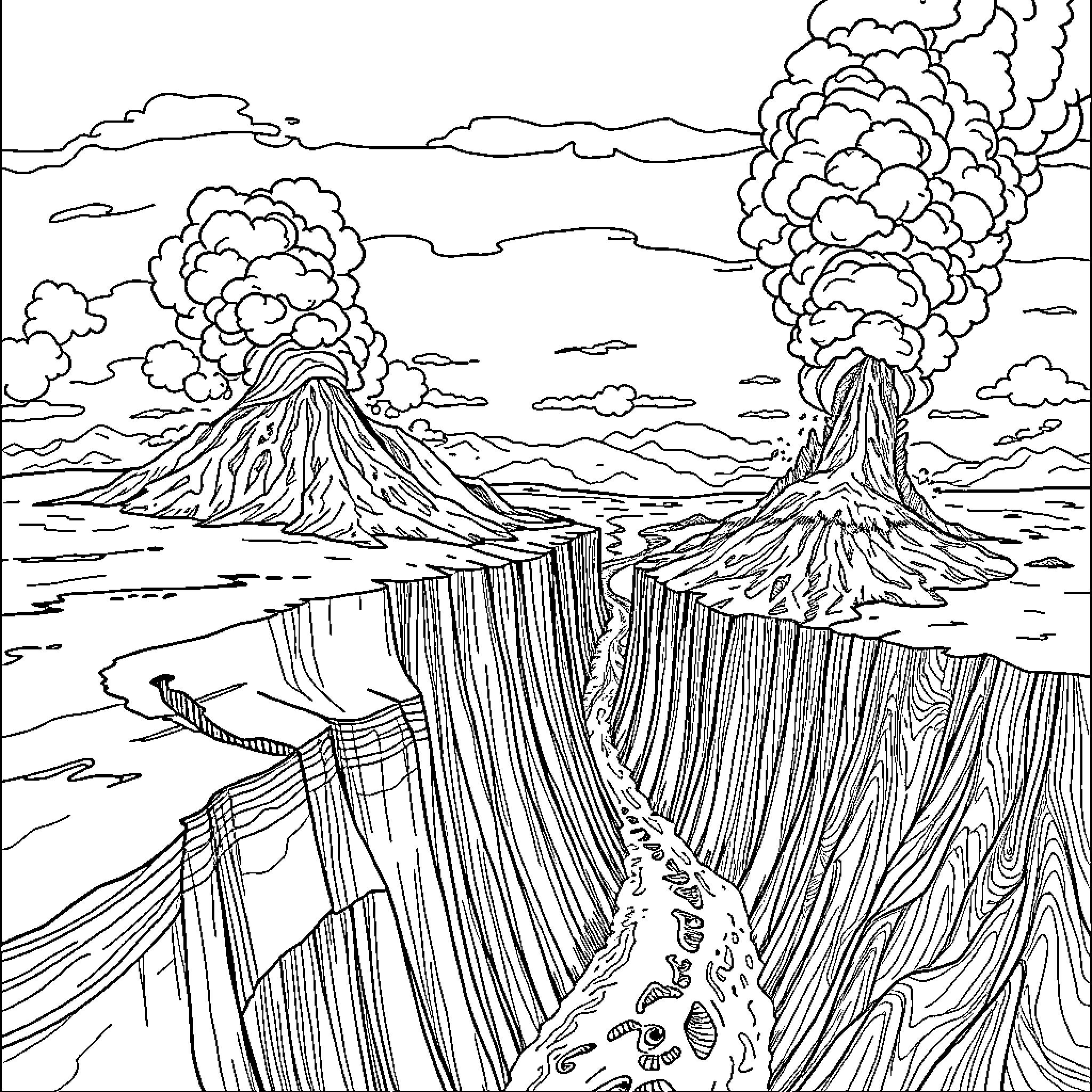Best Plate Boundary Coloring Pages (Free Printable PDF)